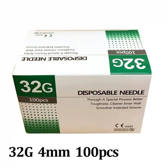 30G-32G painless needle Piercing Transparent Syringe Injection glue ...