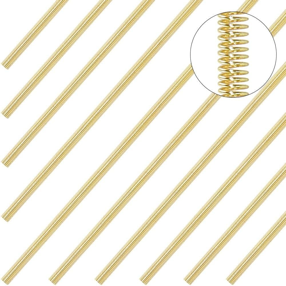 30G French Wire Gold French Bullion Wire 18 Gauge Coil Gimp Wire Round ...