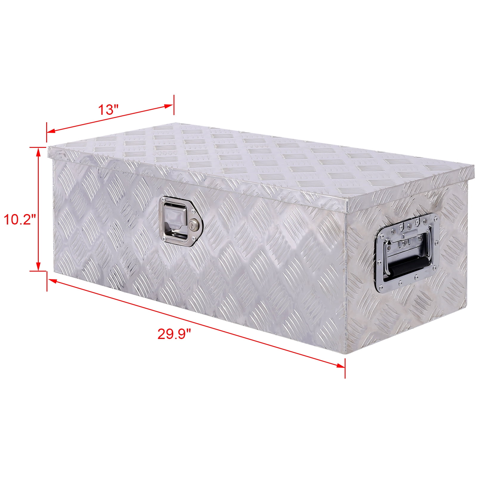 30Inch Aluminum Tool Box,Heavy Duty Truck Bed Tool Box,Outdoor Trailer ...