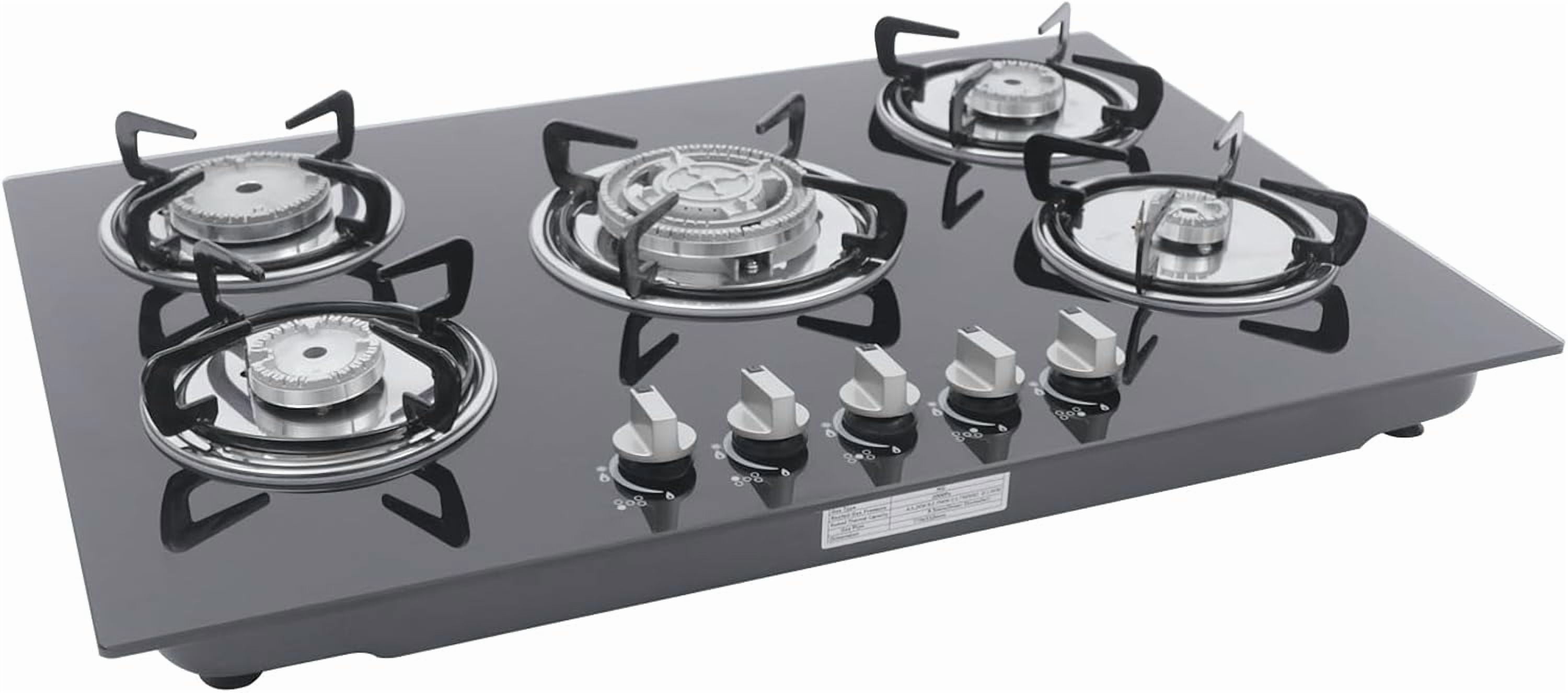 30Inch Gas Cooktop, 5 Burners Built-in Gas Stove Kitchen Cooktop ...