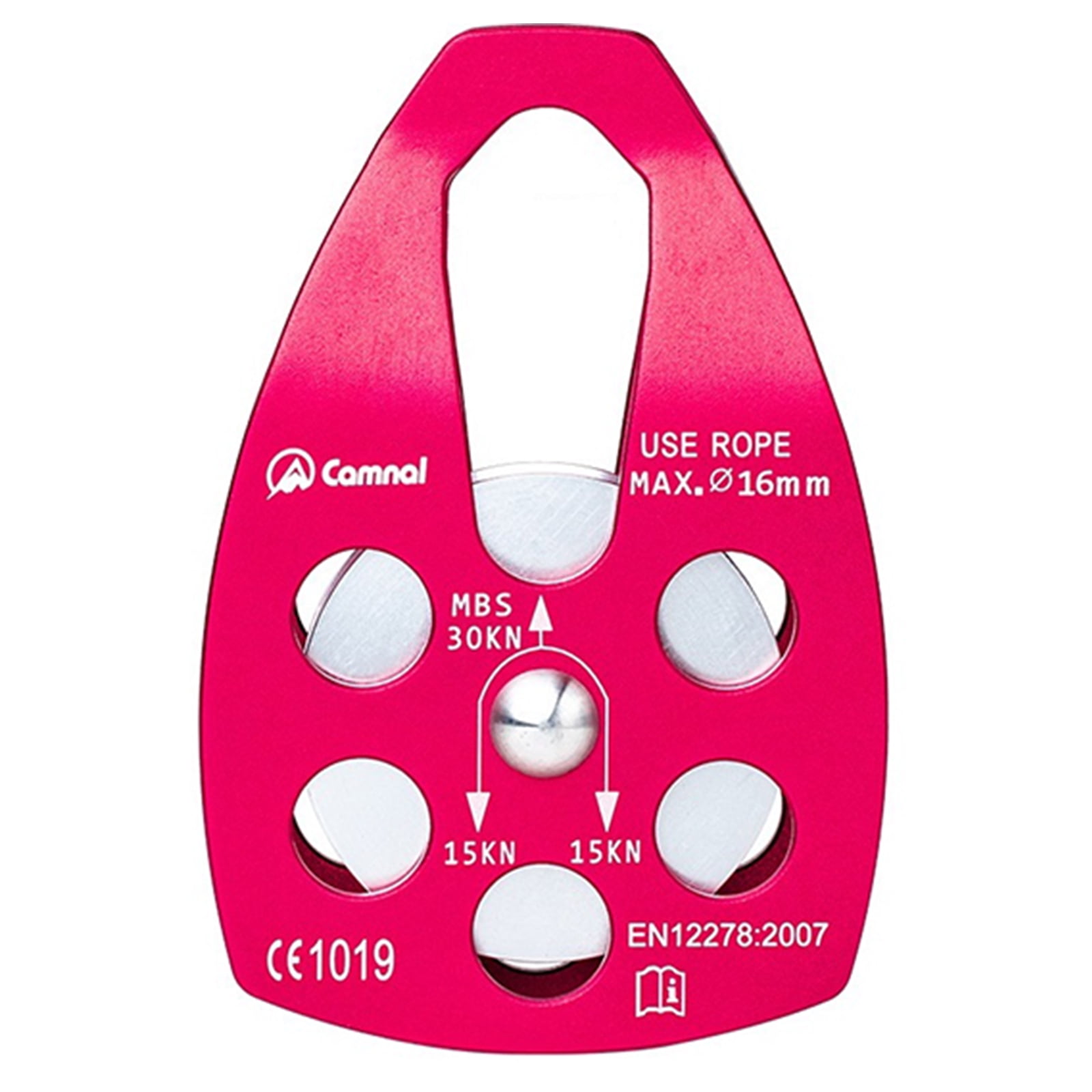 30KN Climbing Rope Pulley Mobile Micro Rescue Pulley Aluminum Swing ...