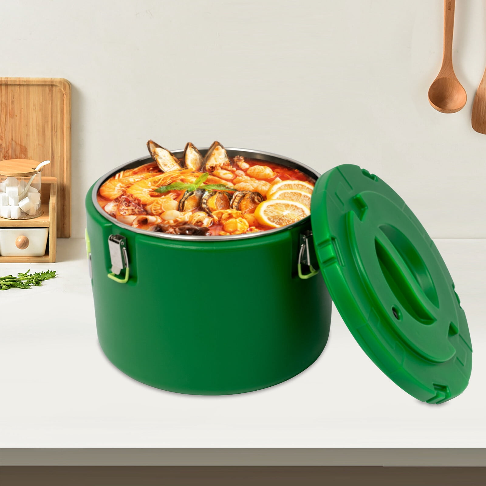 30L Commercial Insulated Bucket Stainless Steel Insulated Soup ...