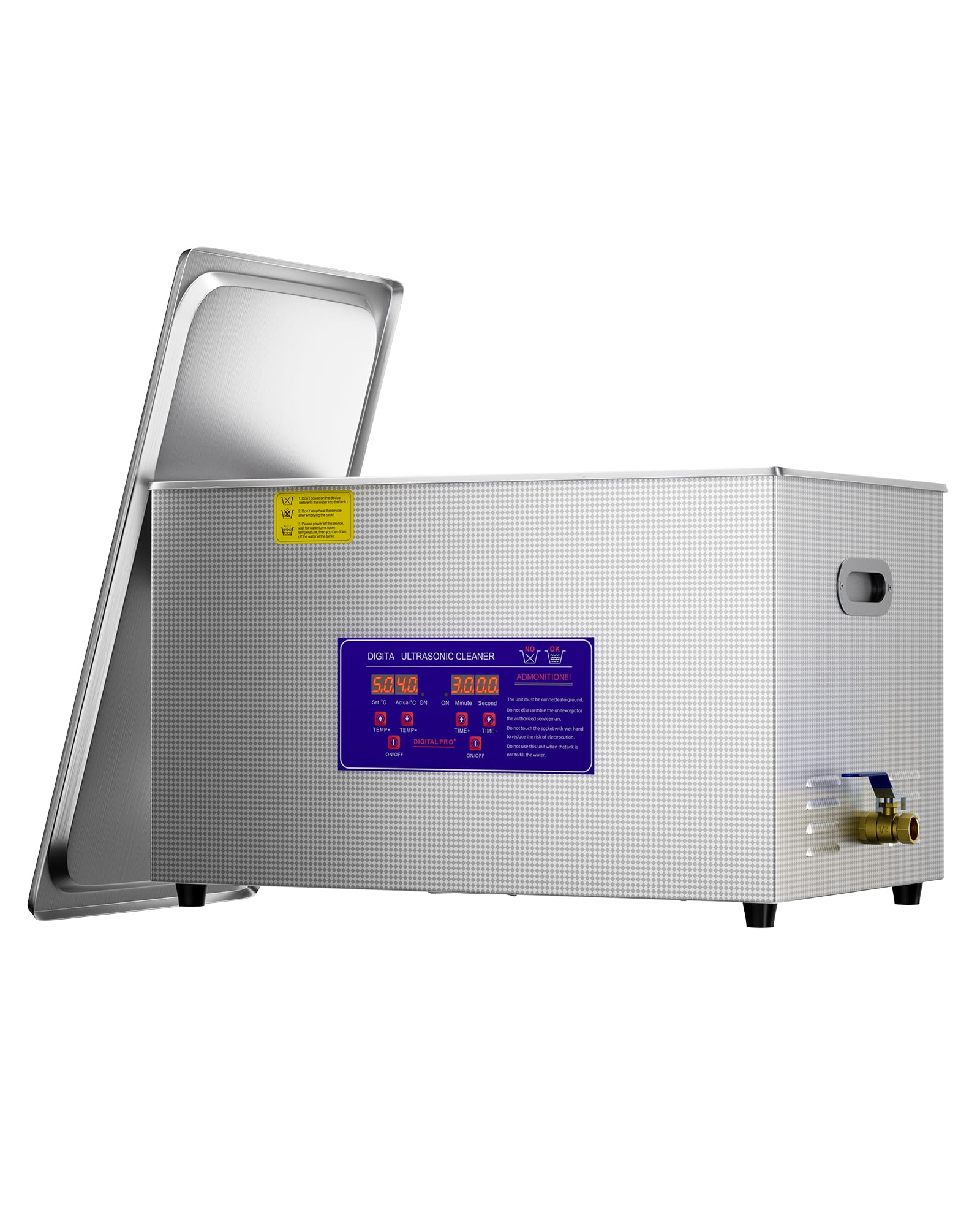 30L Commercial Ultrasonic Cleaner, Professional-Grade Ultrasonic ...
