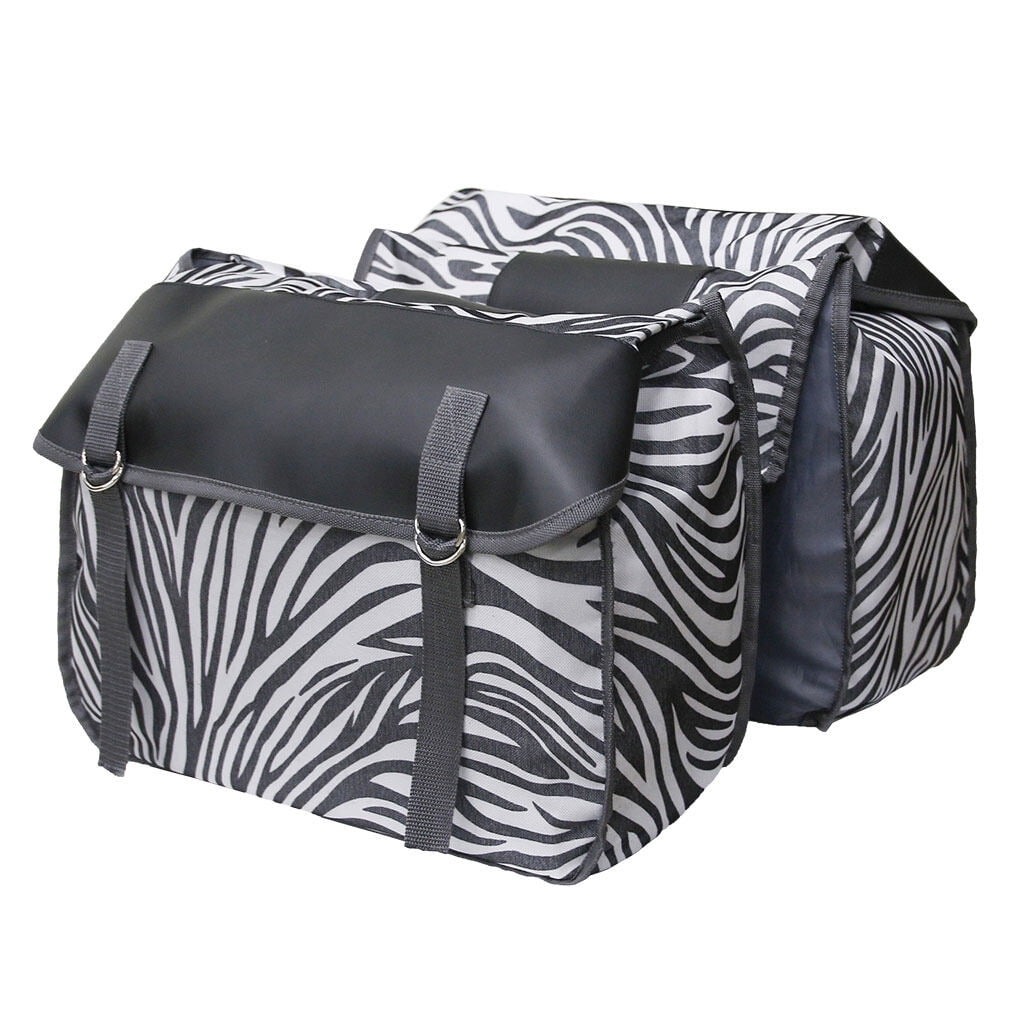 30L Double Side Rear Rack Bag Bike Trunk Tail Panniers Motorcycle Pack ...