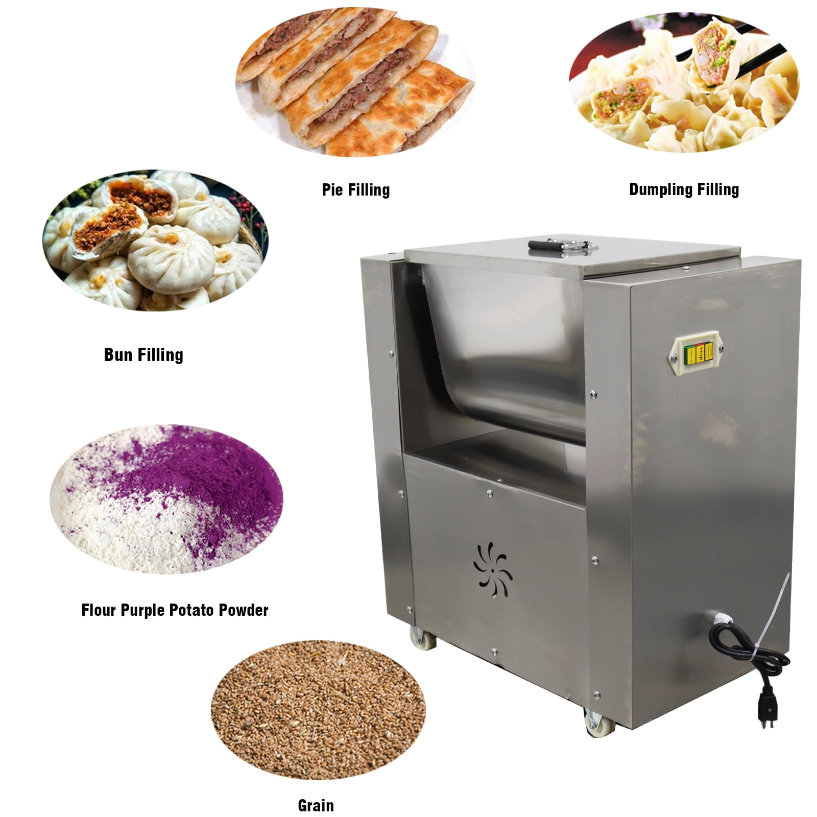 30L Electric Meat Mixer Machine Stainless Steel Commercial 110V 60HZ ...