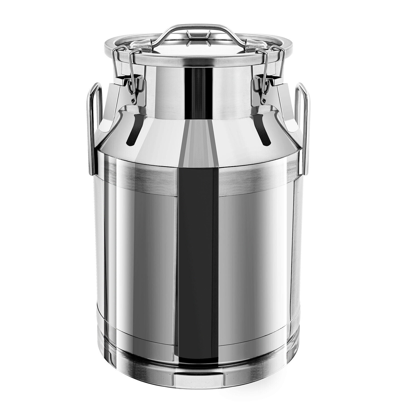 30L Stainless Steel Milk Can Wine Pail Milk Bucket Jug Oil Barrel ...