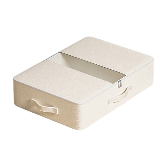 30L Under-Bed Non-Woven Zipper Storage Bag, Slim Clothes Quilt ...