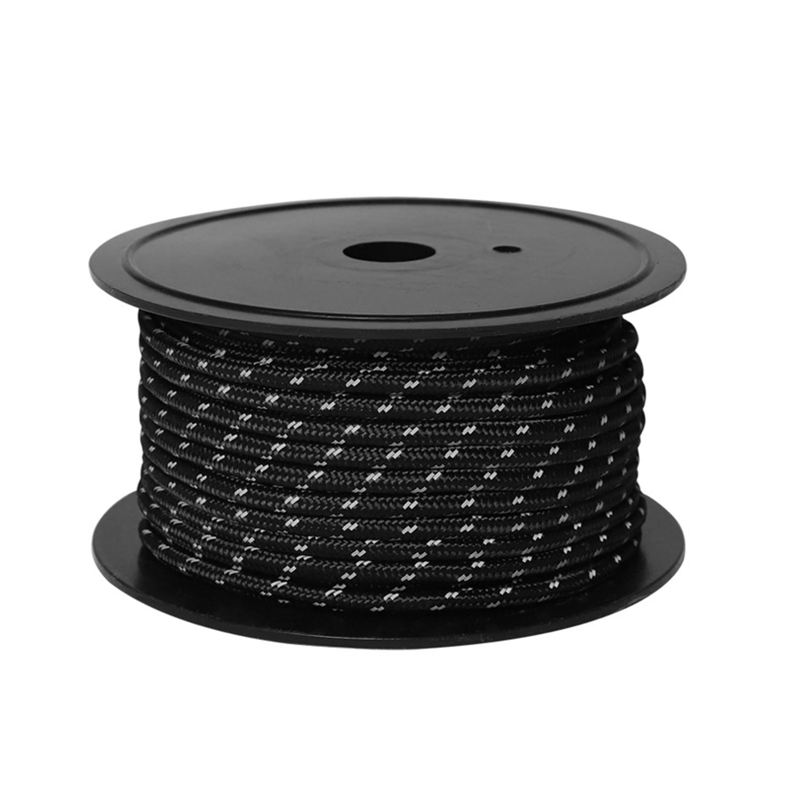 30M 6mm Reflective Tent Rope Guylines, Towing Lines for Hiking Solid ...