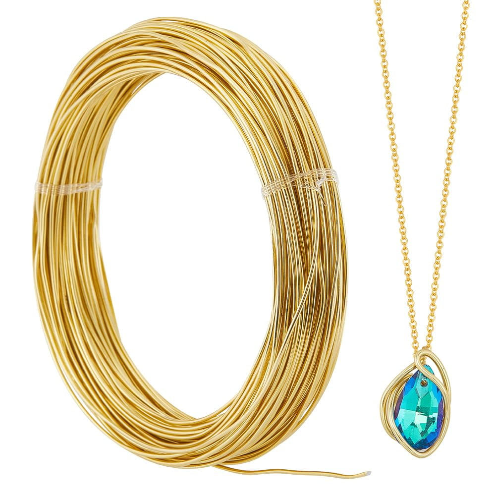 30M Aluminum Crafting Wire 1.2mm Jewelry Wire 17 Gauge Aluminum Wire ...