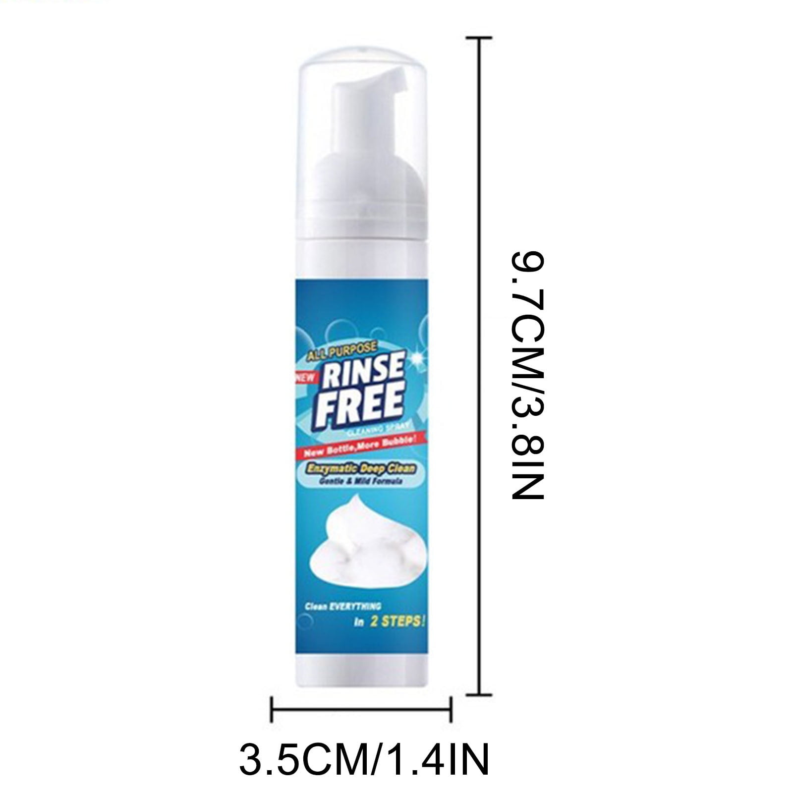 (30ML) Bubble Cleaner Foam,Foaming Heavy Oil Stain Cleaner,All-Purpose ...