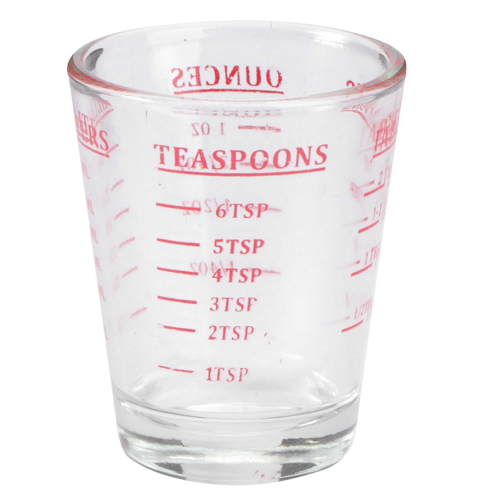 30ML Glass Measuring Cup Espresso Shot Glass Ounce Cup with Scale ...