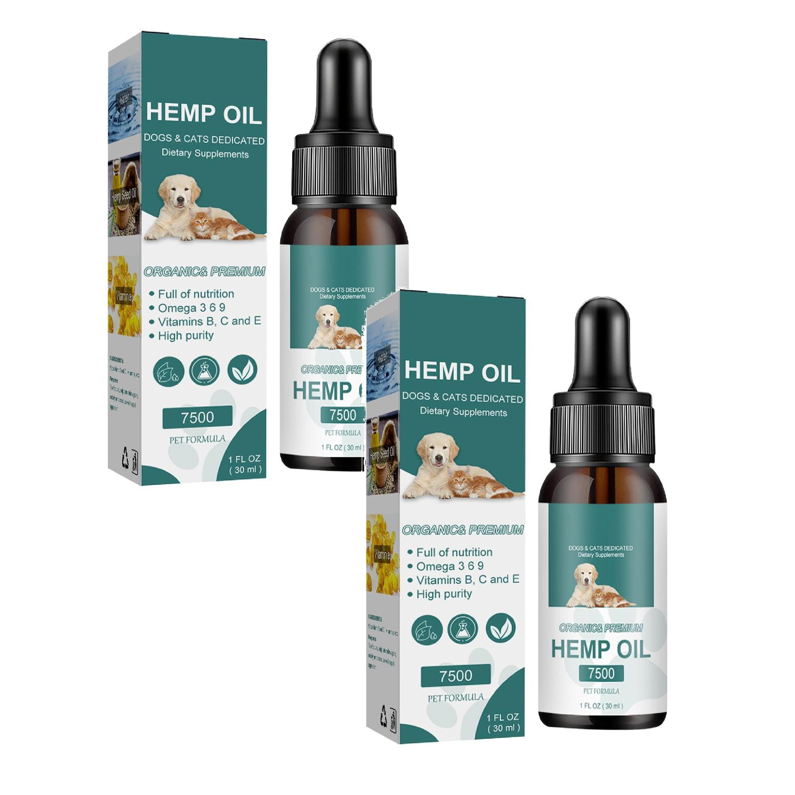 30ML Oil For Dogs Cats Help Anxiety Stress Inflammations Ease Joint & Pet Calming Drops Water ...