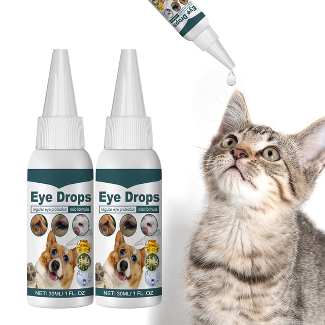 30ML Pet Eye Drops,Pet Eye Infection Treatment,Pet Eye Wash for ...