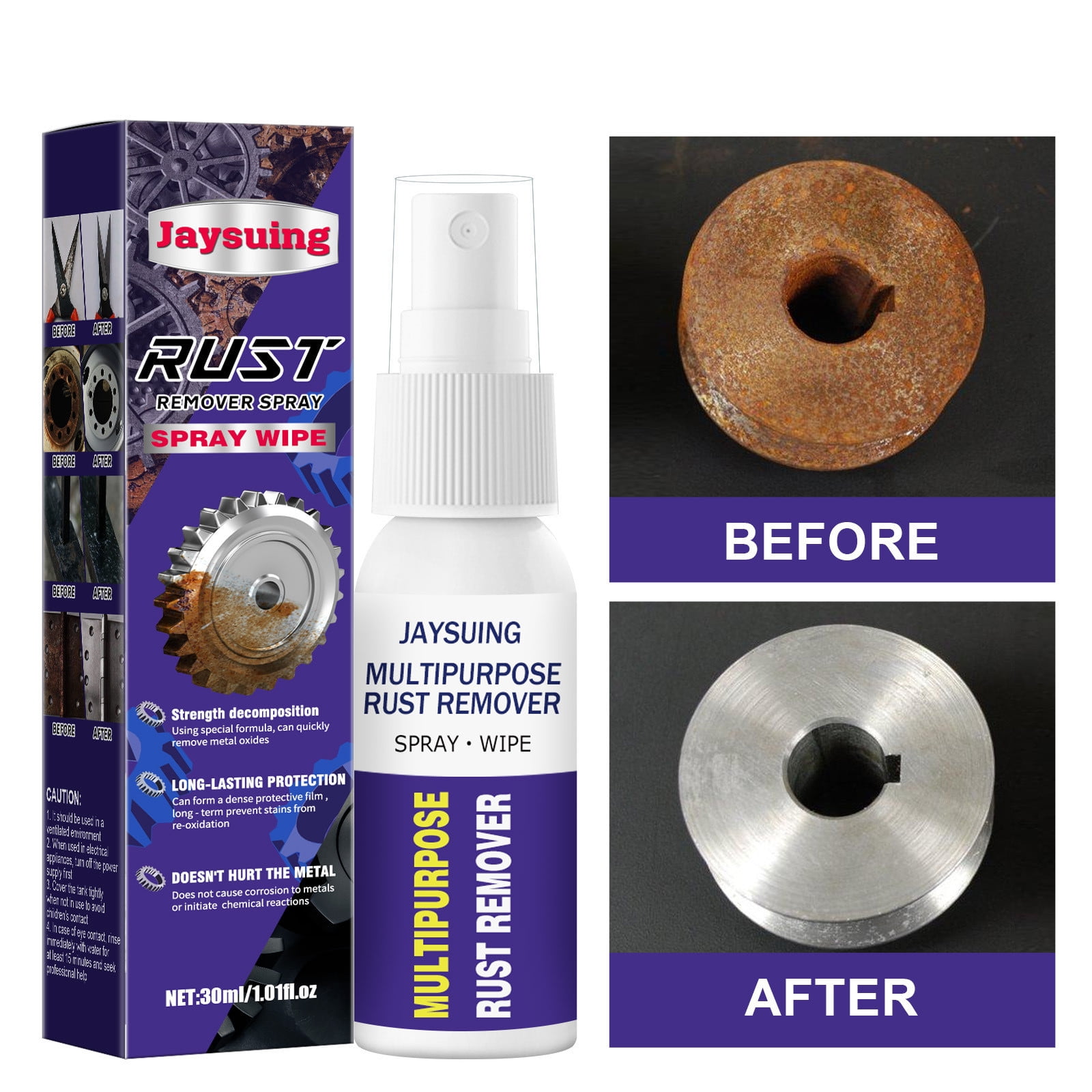 30ML Powerful Rust Removal Spray – Multifunctional Rust Remover ...