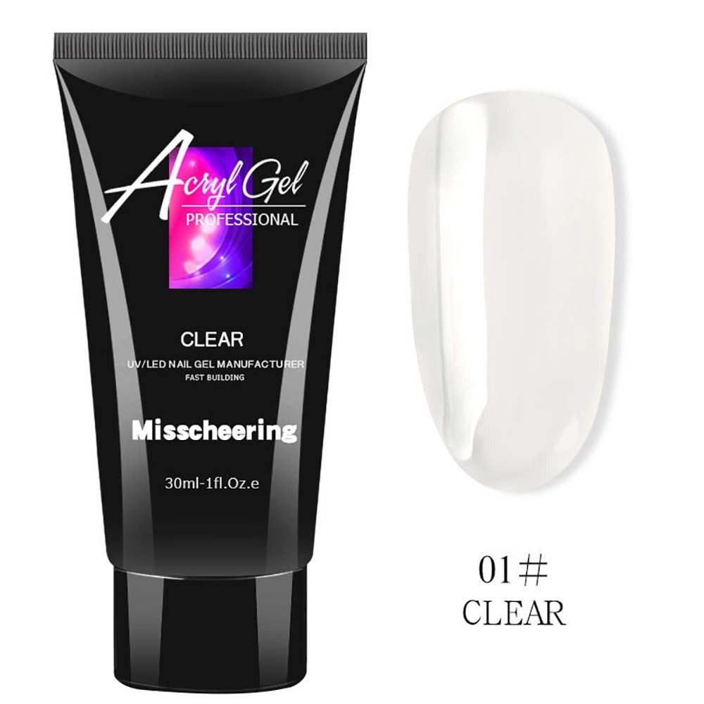 30Ml Crystal Extension Gel #01 - Crystal Jelly Uv Gel for Nail ...