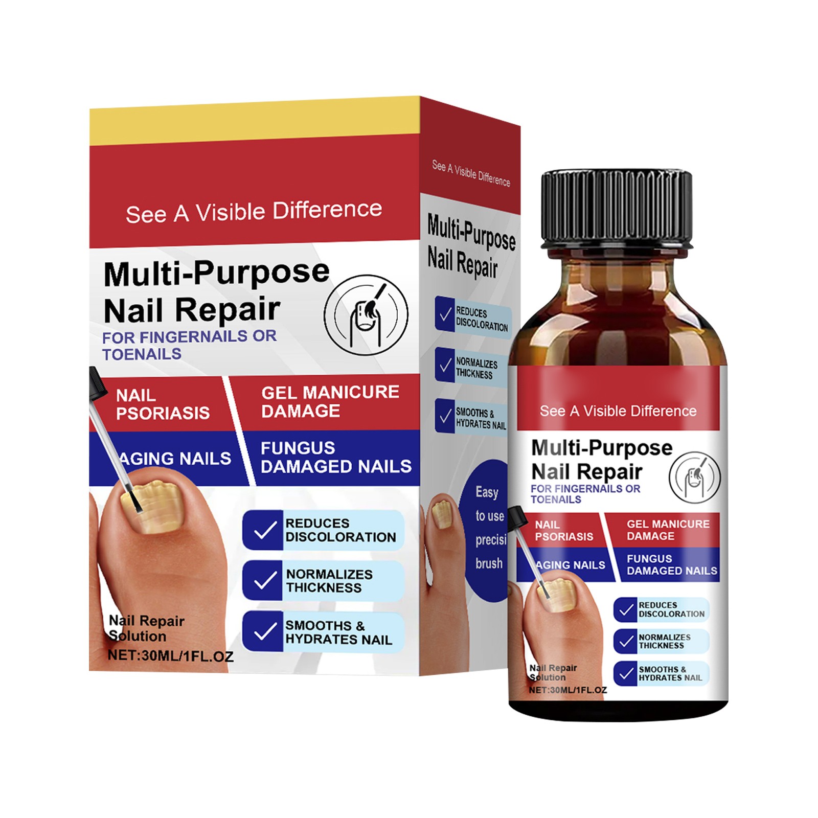 30Ml Foot Relief Toensail funsgus Care, Fastacting Nail Care Liquid For ...