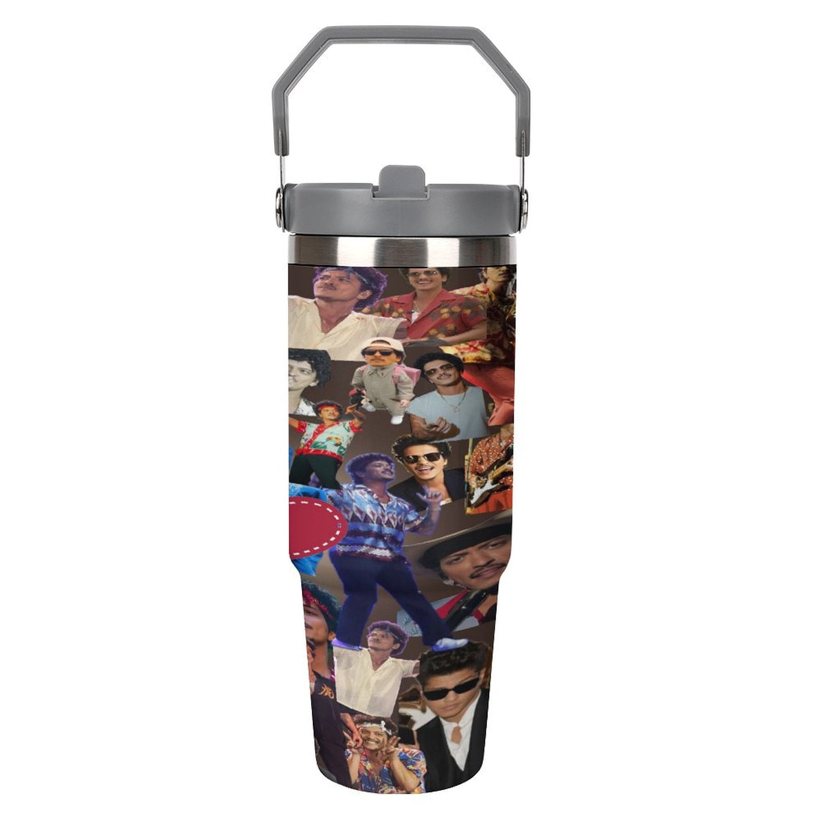 30Oz Bru-no Mar Tumbler with Lid Straw Top Handle Leakproof Vacuum ...
