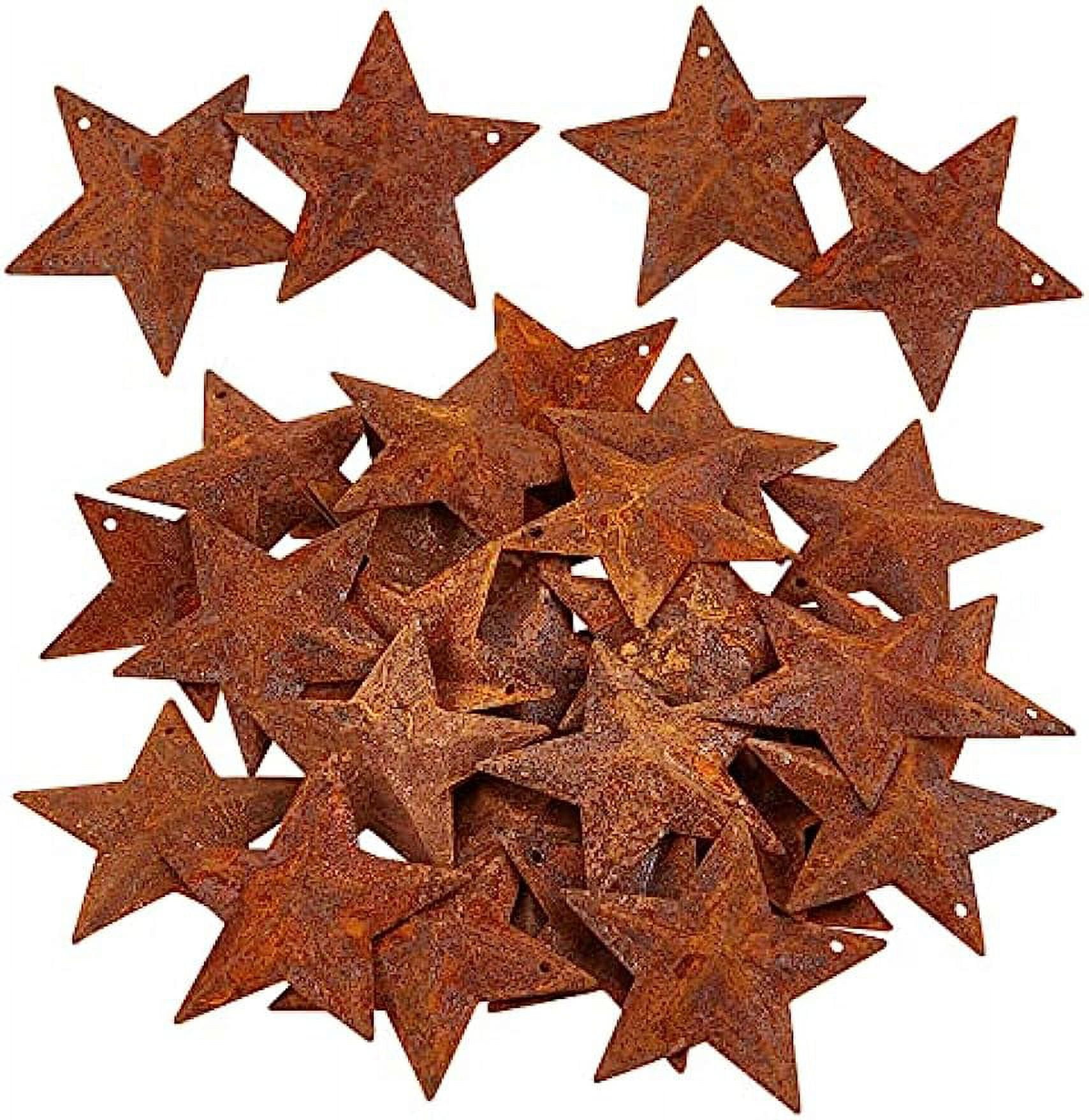 30PCS 1.5 Rusty Metal Barn Star Vintage Antique Primitives Country ...