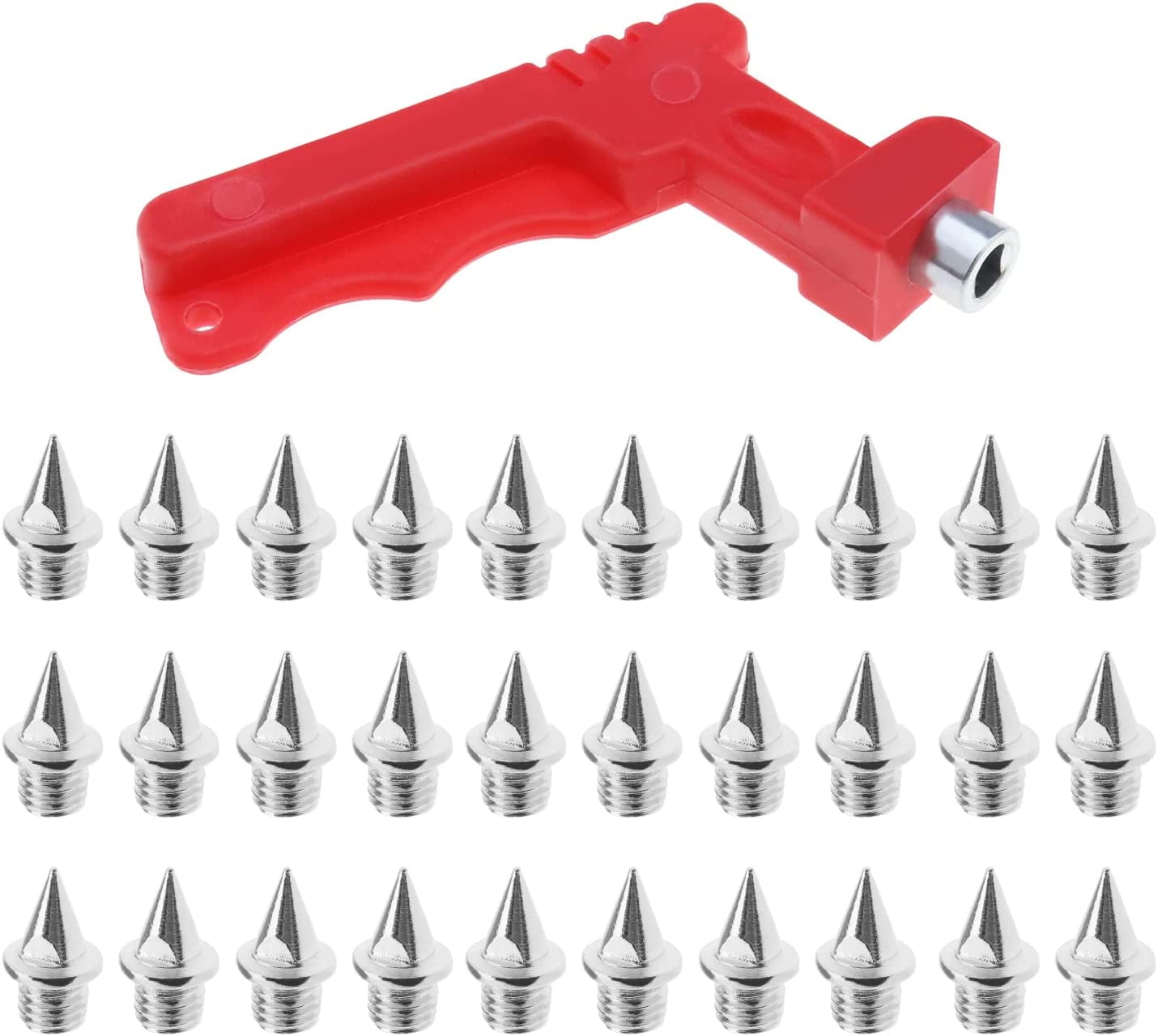 30PCS 7mm Track Shoe Spikes with Spike Wrench Replacement Steel Spikes ...