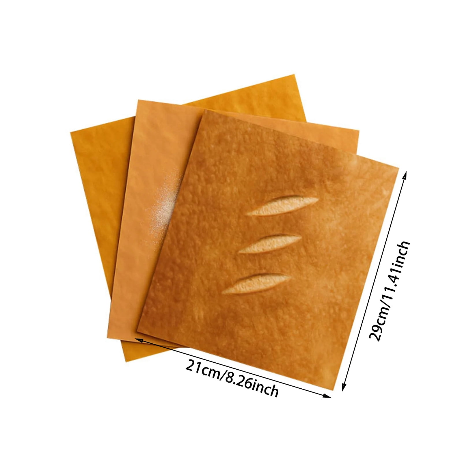 30PCS Bread Wrapping Paper That Looks Like Bread Bread Shape Gift ...