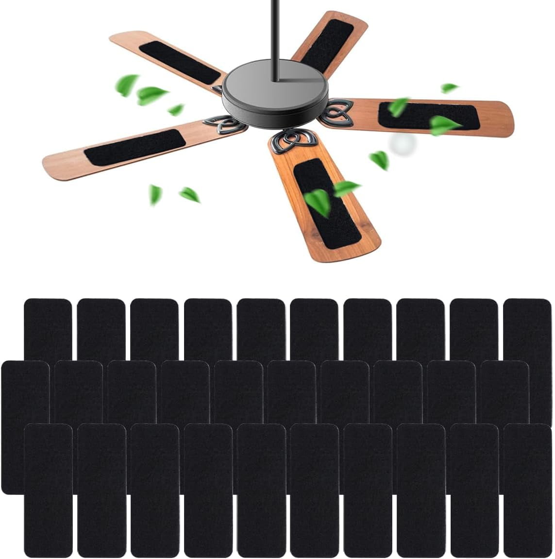 30PCS Ceiling Fan Filter Activated Carbon Air Filter Universal Ceiling ...