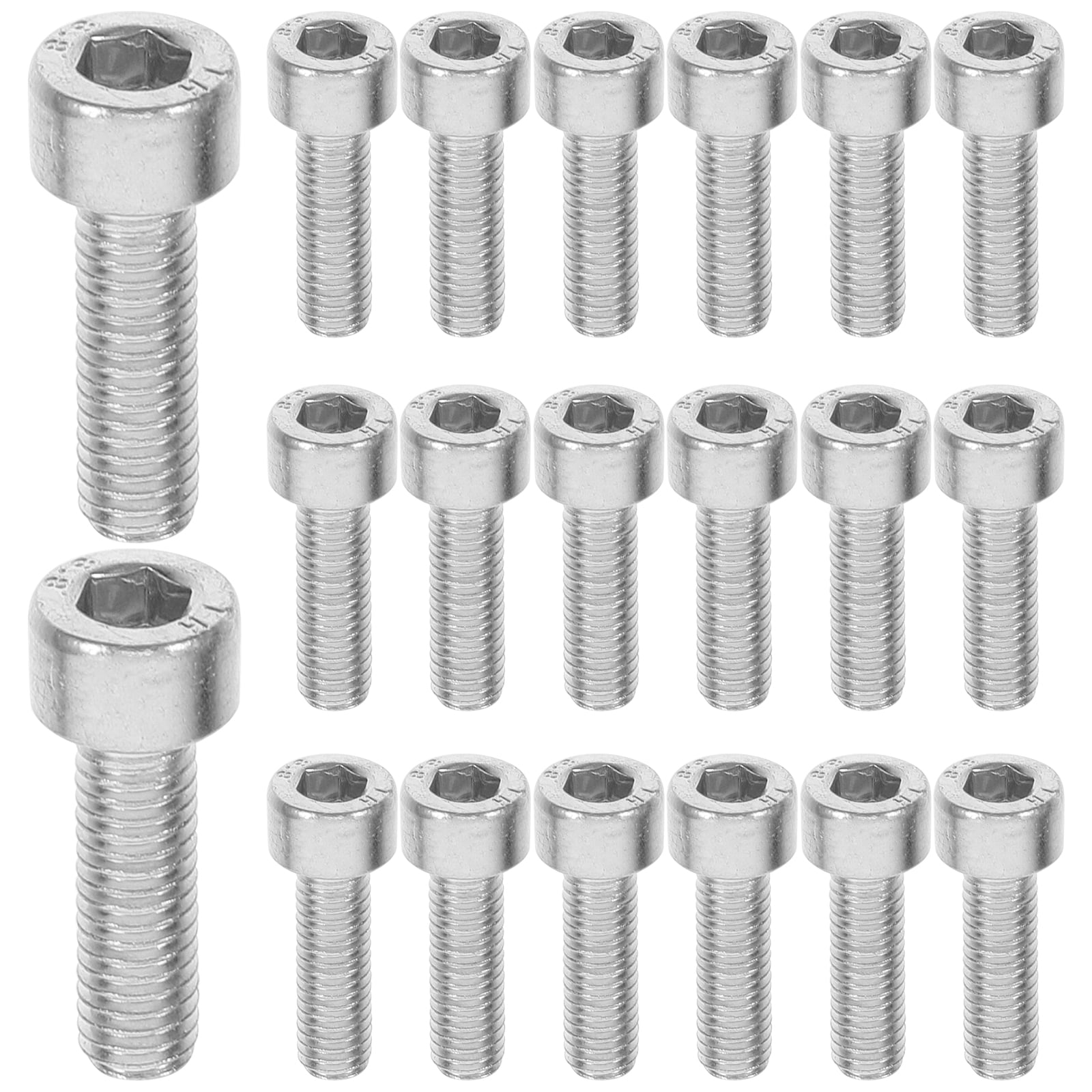 30PCS Chainsaw Spline Head Bolts: M5 x 15mm Hex Socket Screws - Socket ...
