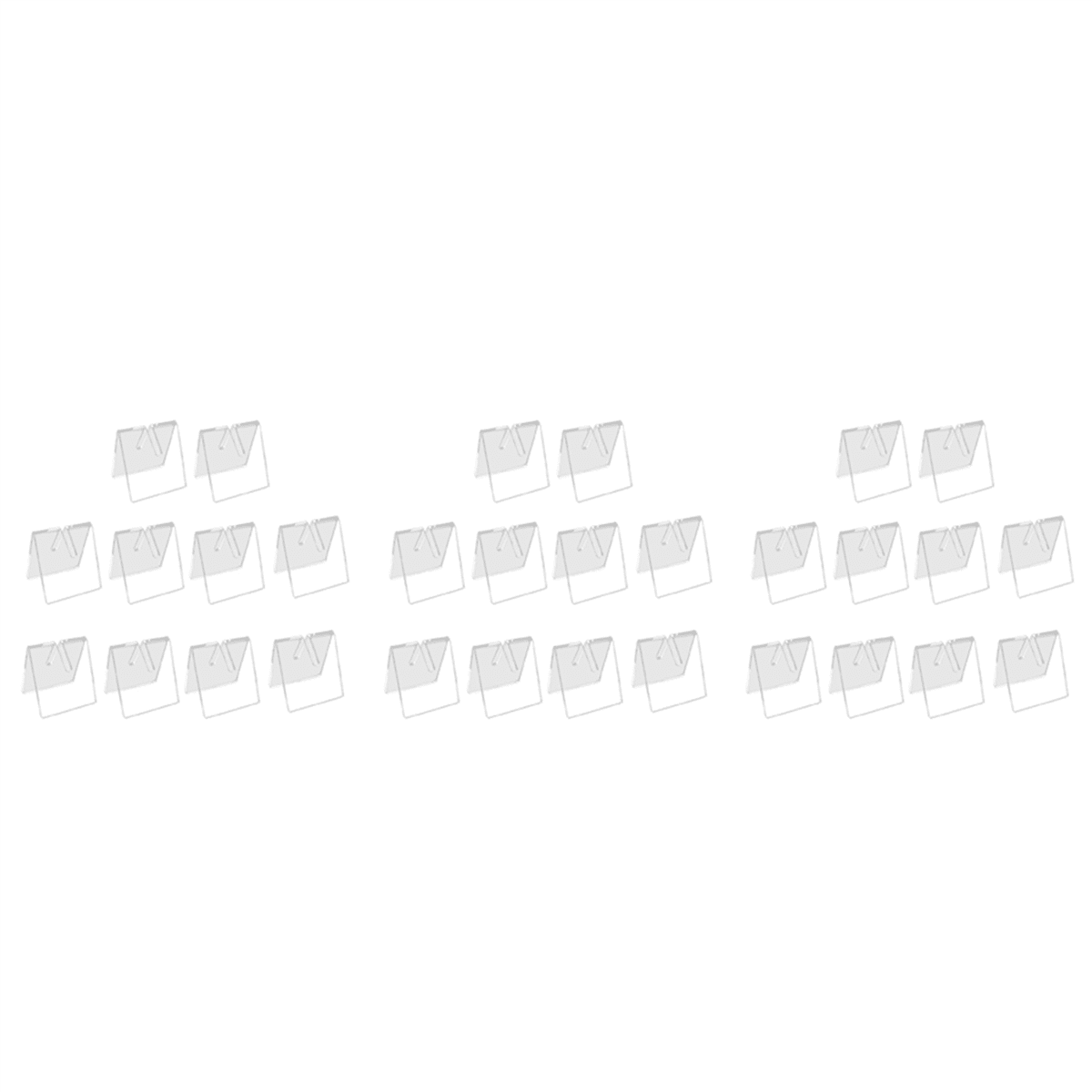30PCS Clear Acrylic Knife Blade Display Stand Holders Folding Holder ...