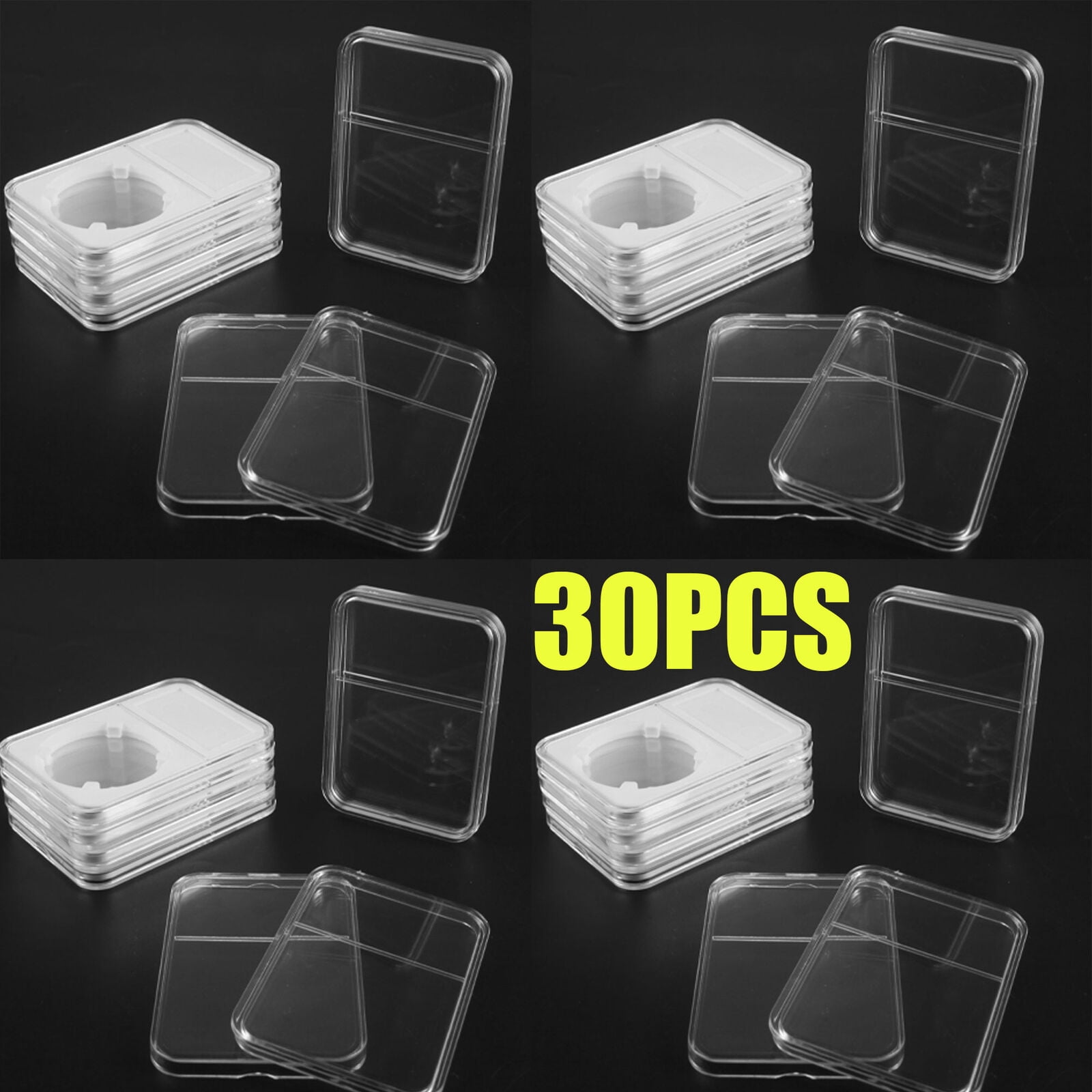 30PCS Coin Slab Holders For Grade Display Storage Box Collection Case ...