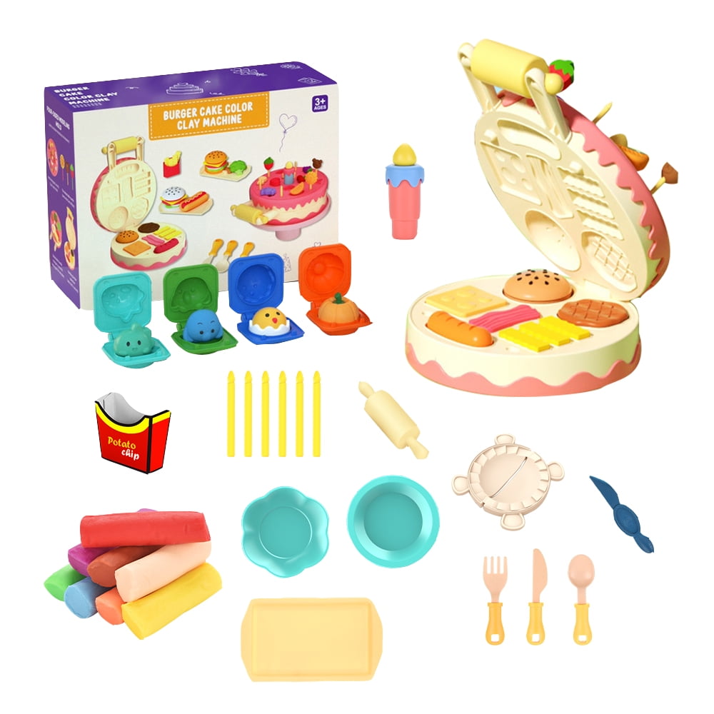 30PCS Color clay TOYS Cake machine Color Dough Set for Kids with ...