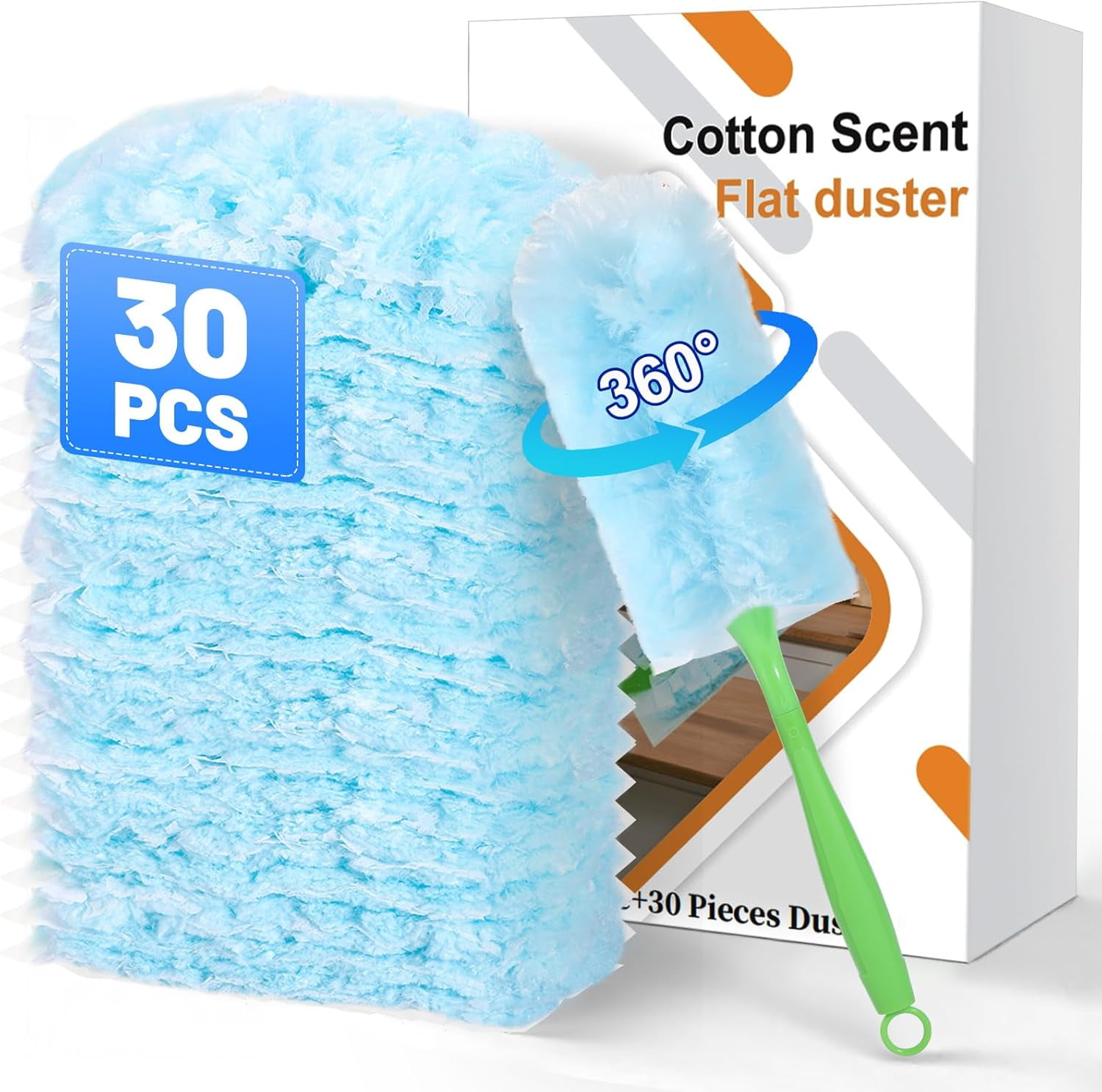 30PCS Disposable Dusters Refills Compatible with ,Bulk Heavy Duty 360 ...