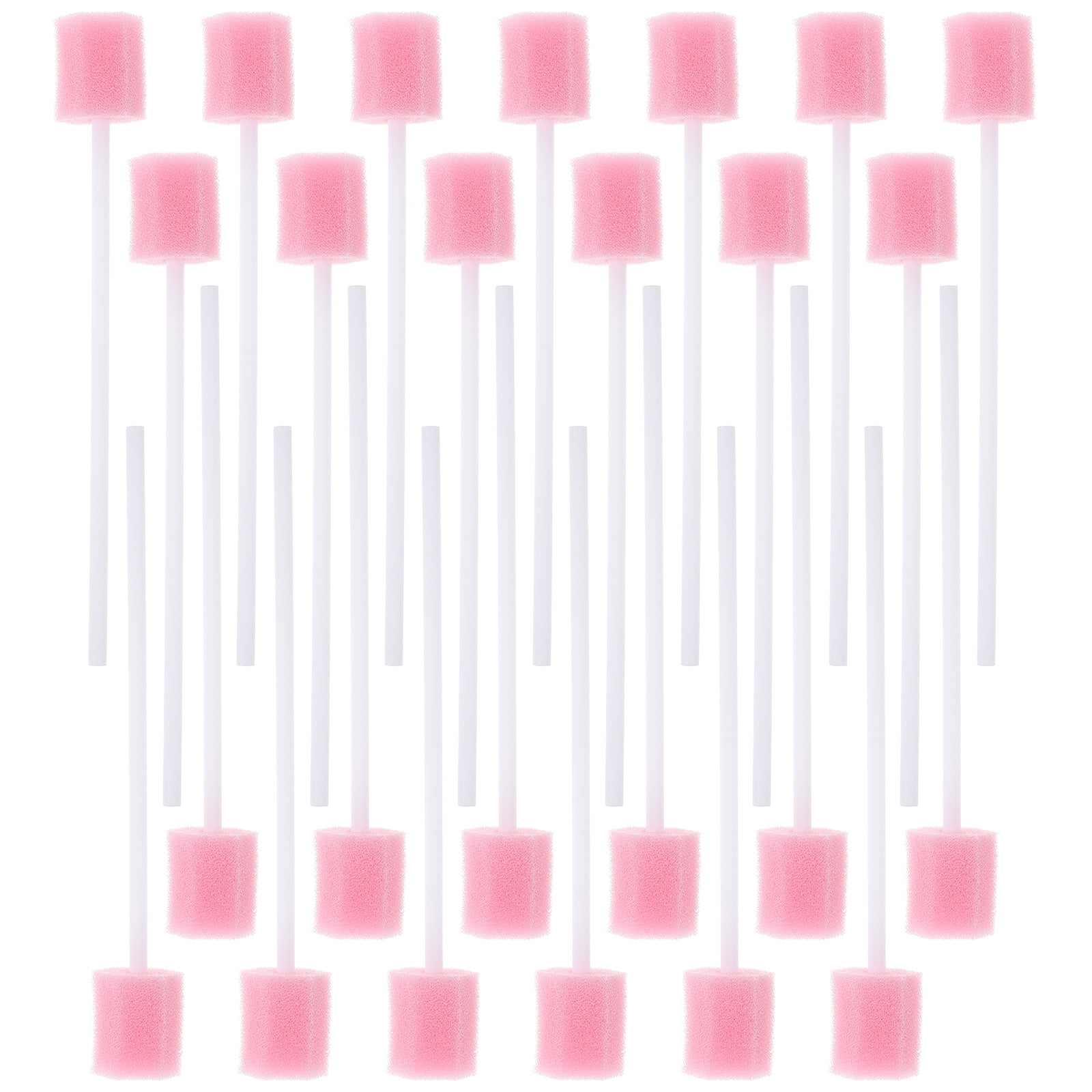 30PCS Disposable Medical Sponge Stick Mouth Care Cleaning Sponge Tooth ...