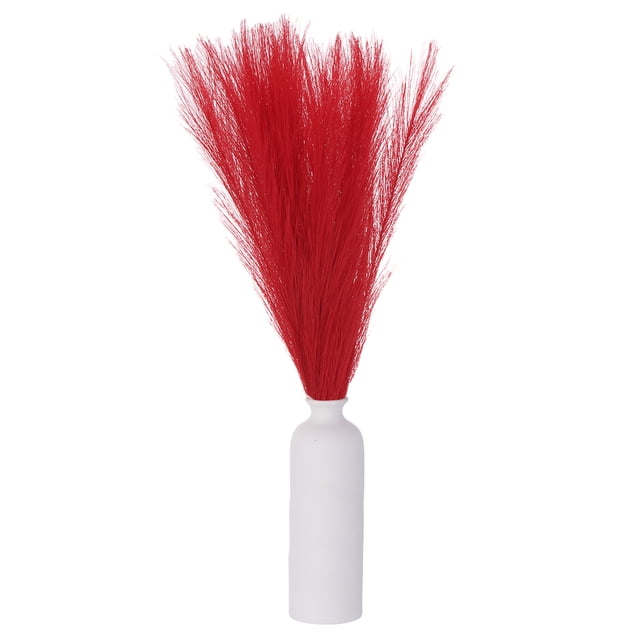 30PCS Faux Pampas Grass Decor, 24"/61cm Artificial Fluffy Grass Stems ...