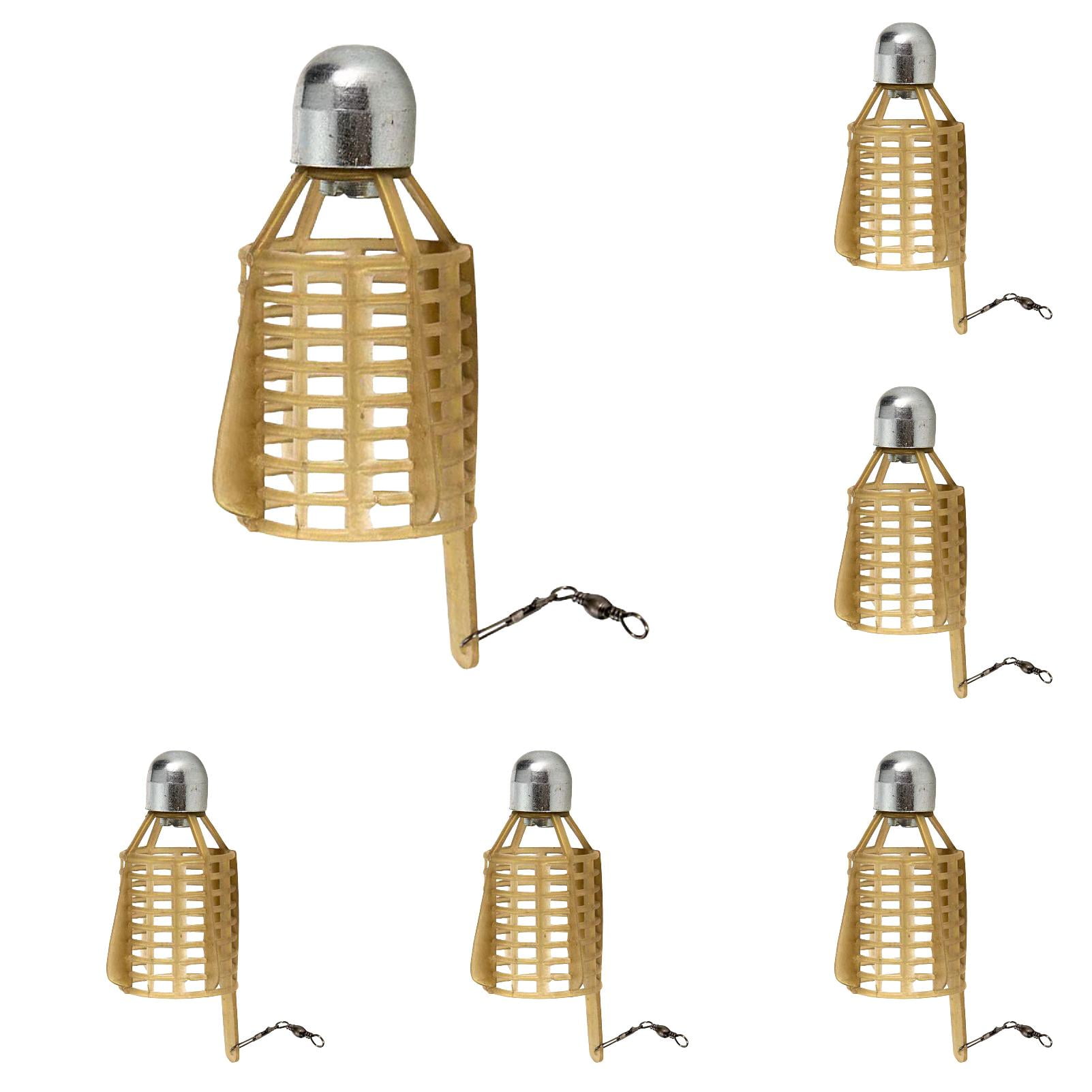 30PCS Fishing Bait Cage Feeder for Carp - Lightweight & Portable Lure ...