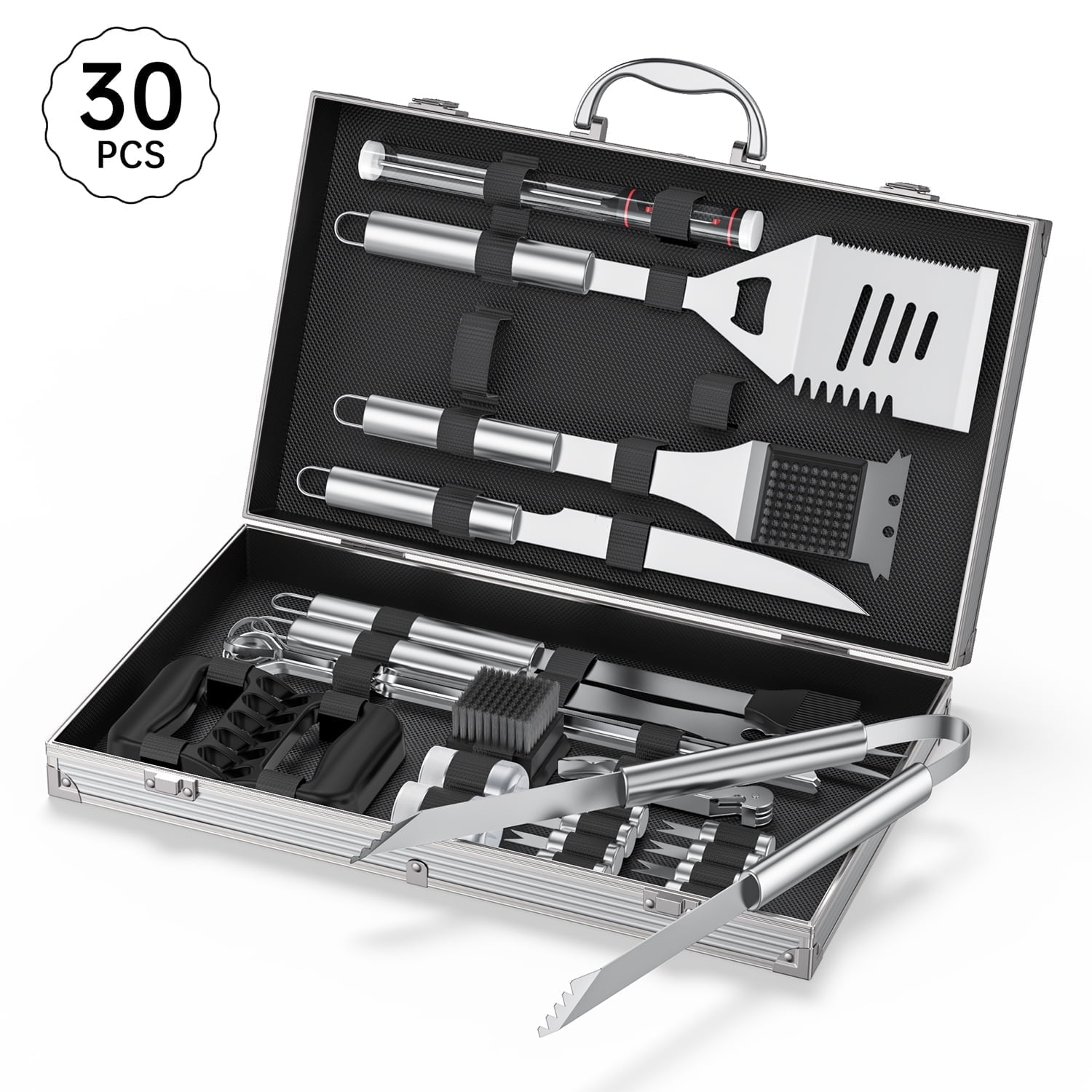 Cshidworld 30Pcs BBQ Accessories Grill Tools, Grilling Gifts for Men ...