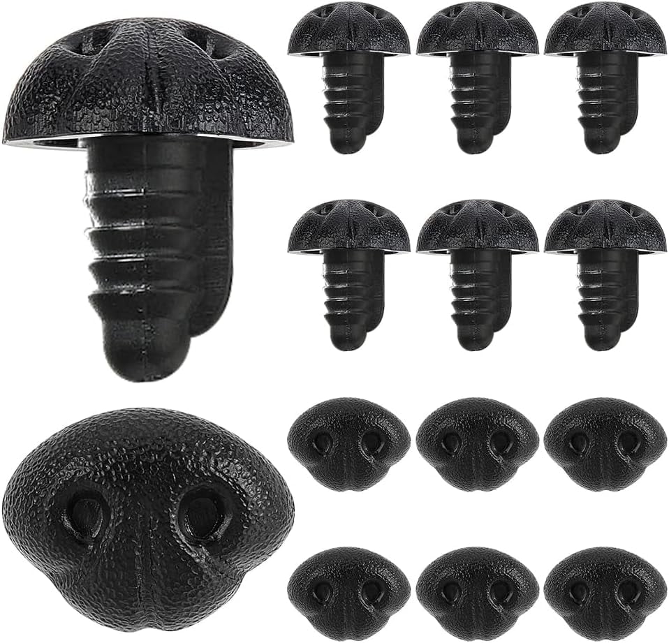 30PCS Large Plastic Matte Safety Noses Crochet Noses Screw Dog Nose ...
