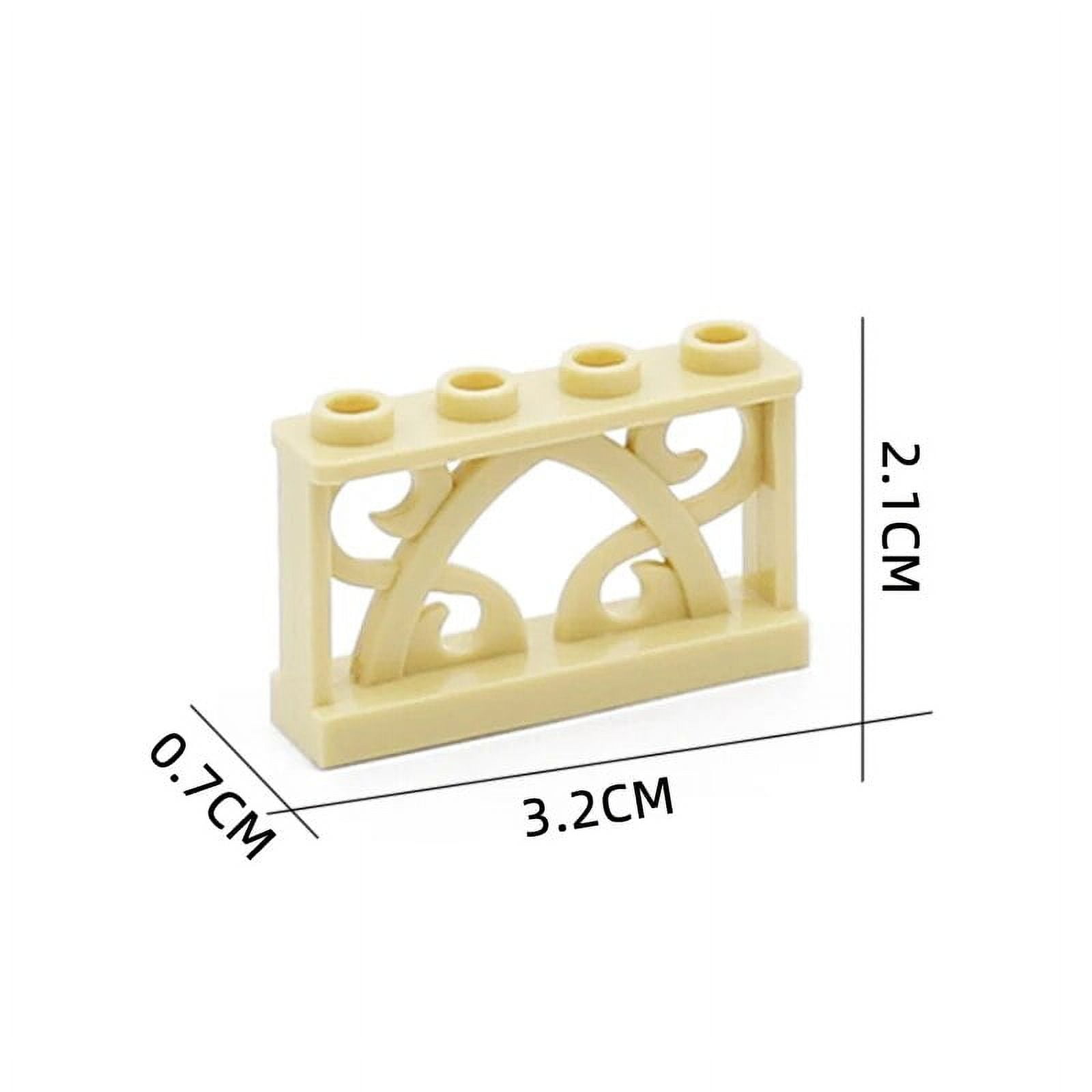 30PCS MOC Bricks City Fence Accessories Railing Stairs House Pieces ...