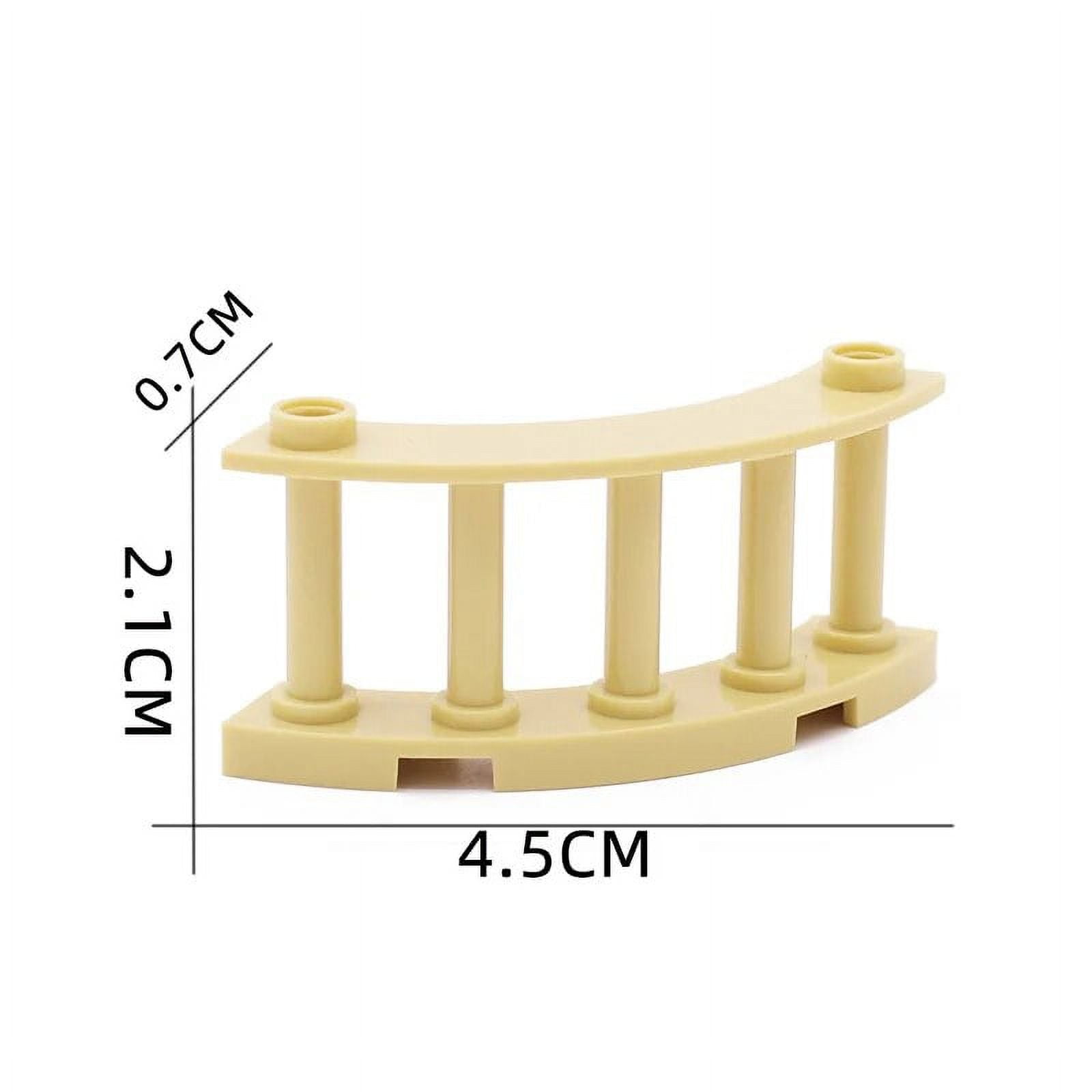 30PCS MOC Bricks City Fence Accessories Railing Stairs House Pieces ...