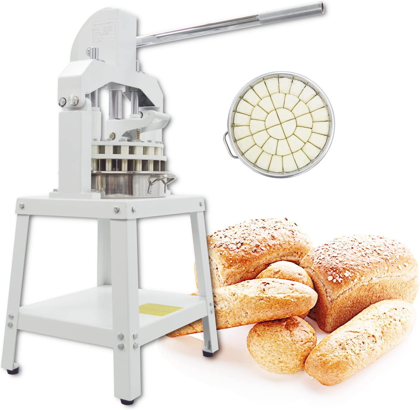 30PCS Manual Dough Cutter Divider Table Top Dough Divider Hand Press ...