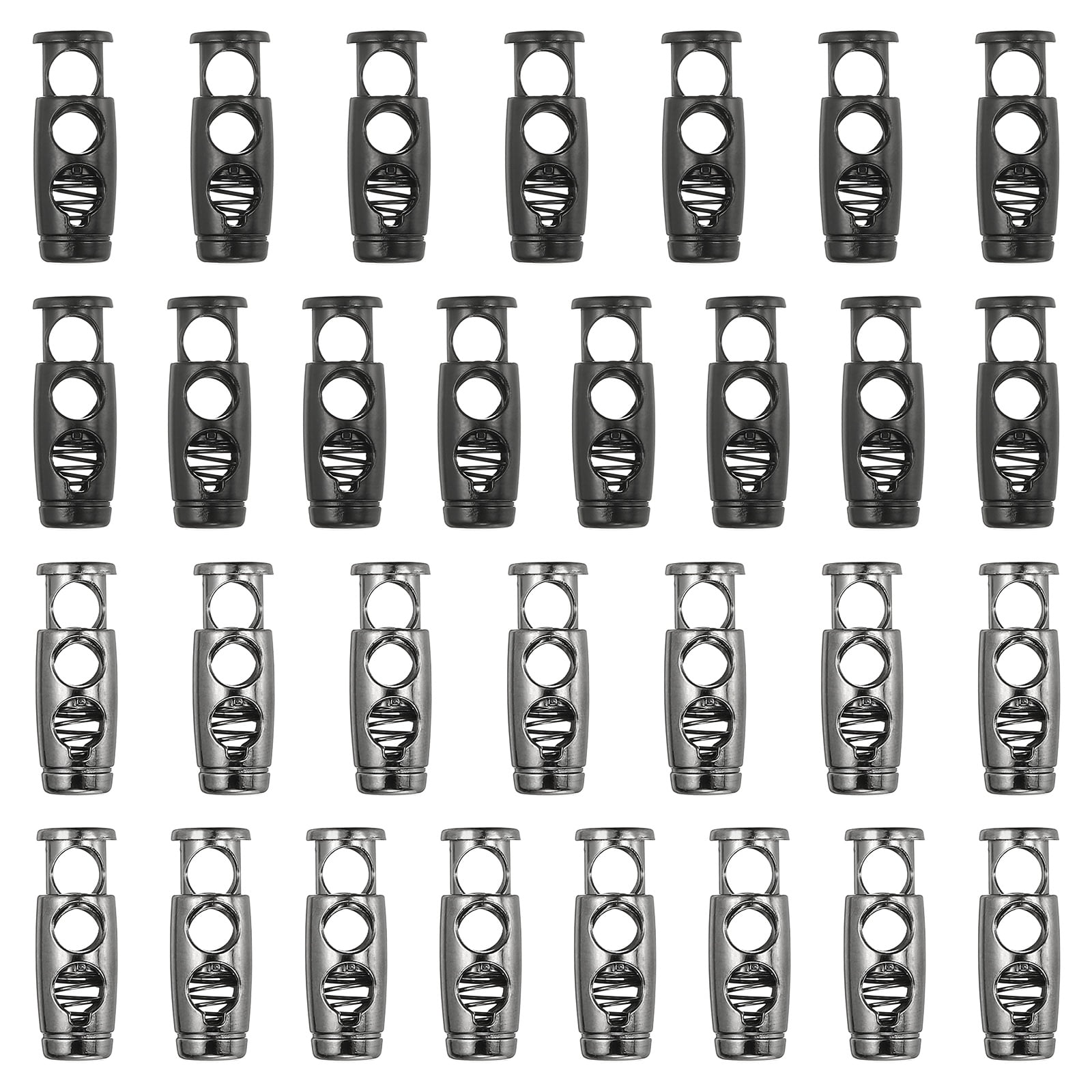 30PCS Metal Cord Locks for Drawstrings, Spring Cord Lock Toggles ...