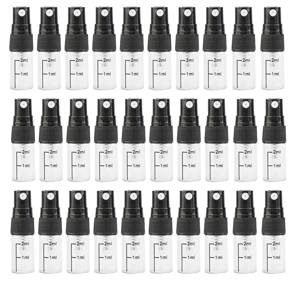 30PCS Mini Spray Bottles Refillable Empty Clear Plastic Spray Bottles ...