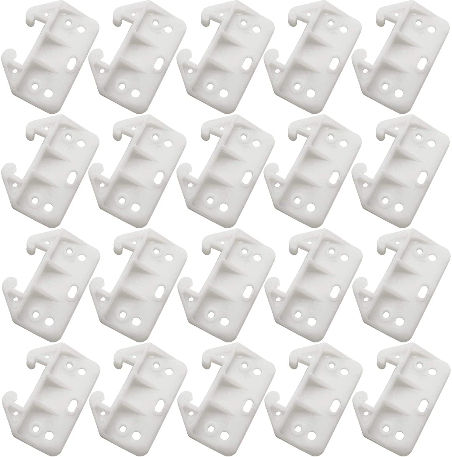 30PCS Plastic Drawer Guides Drawer Track Guides Replacement Furniture ...