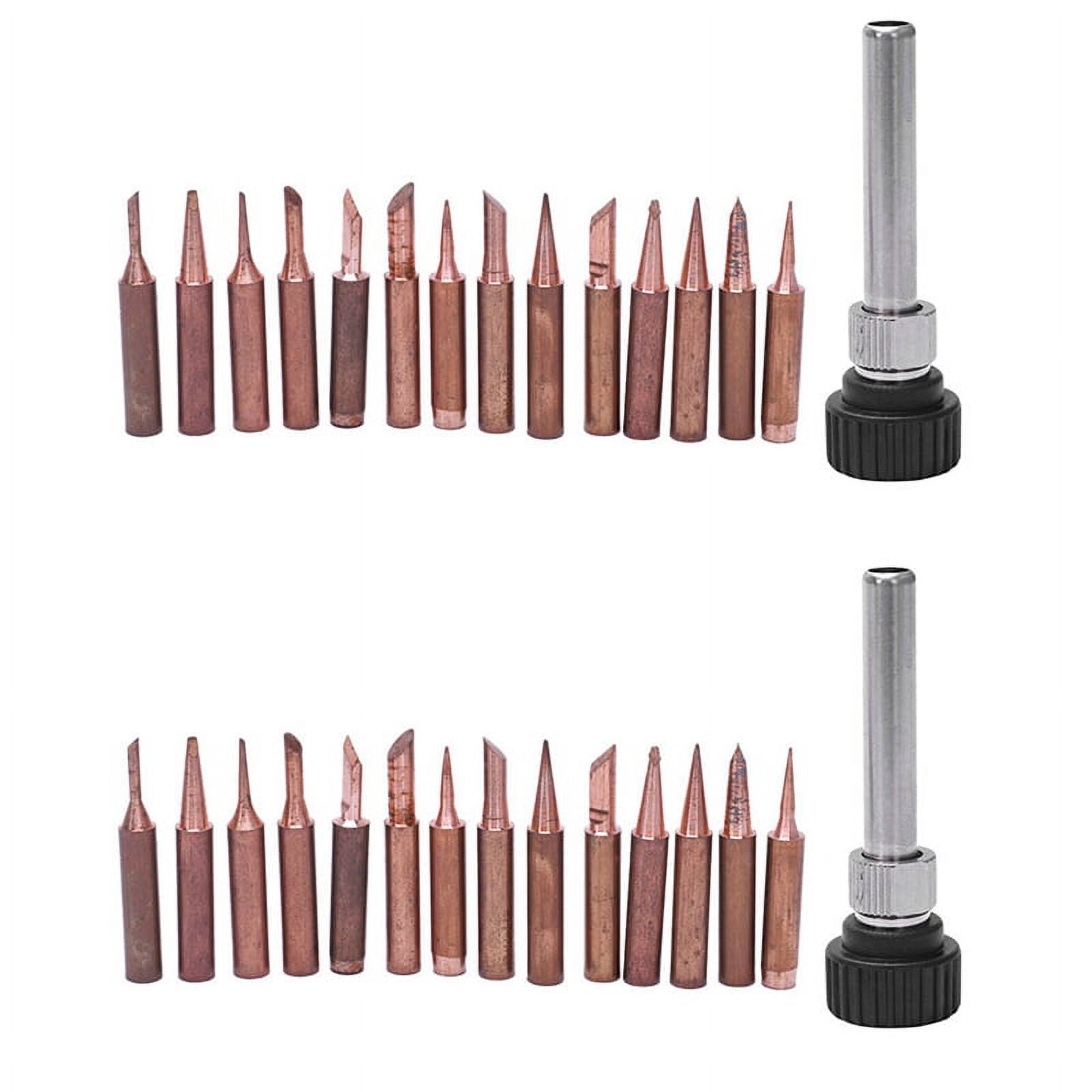 30PCS Pure Copper Solder Iron Tip 900M Tip for Soldering Rework Station ...