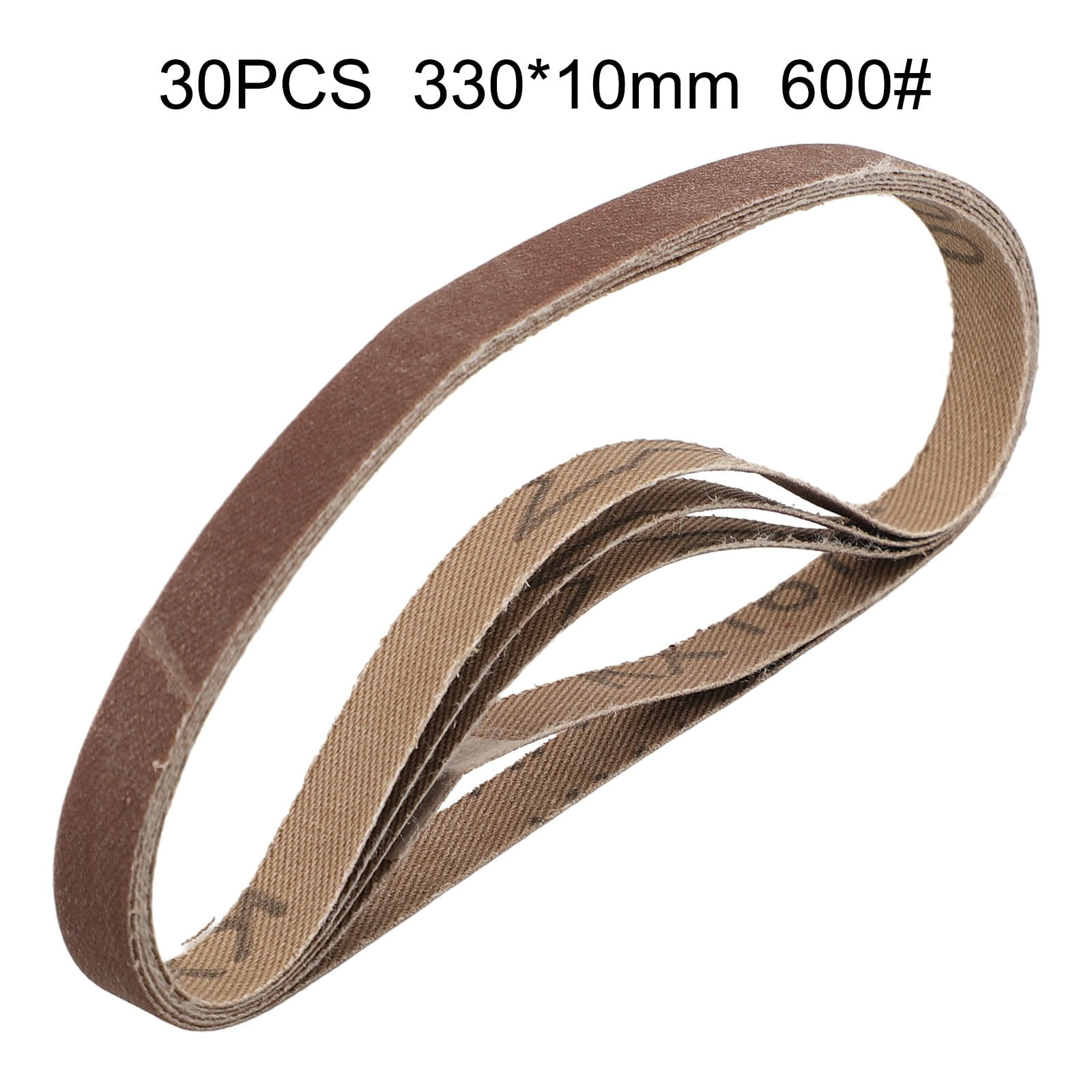 30PCS Sanding Belt 10 x 330 mm,40 Grit Belt Sander Belts Circular ...
