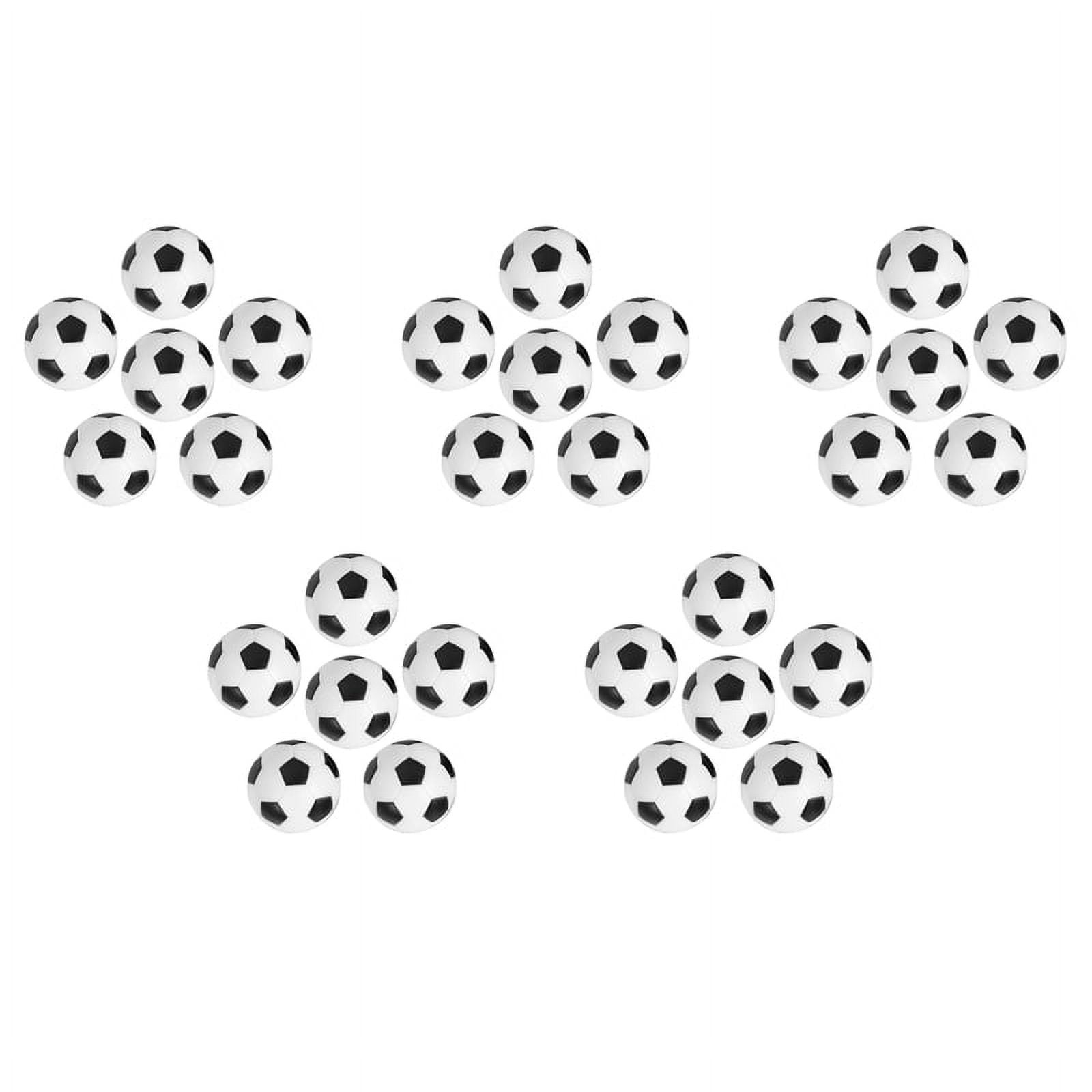30PCS Small Football Style Table Ball Foosball Hard Plastic Table Ball ...