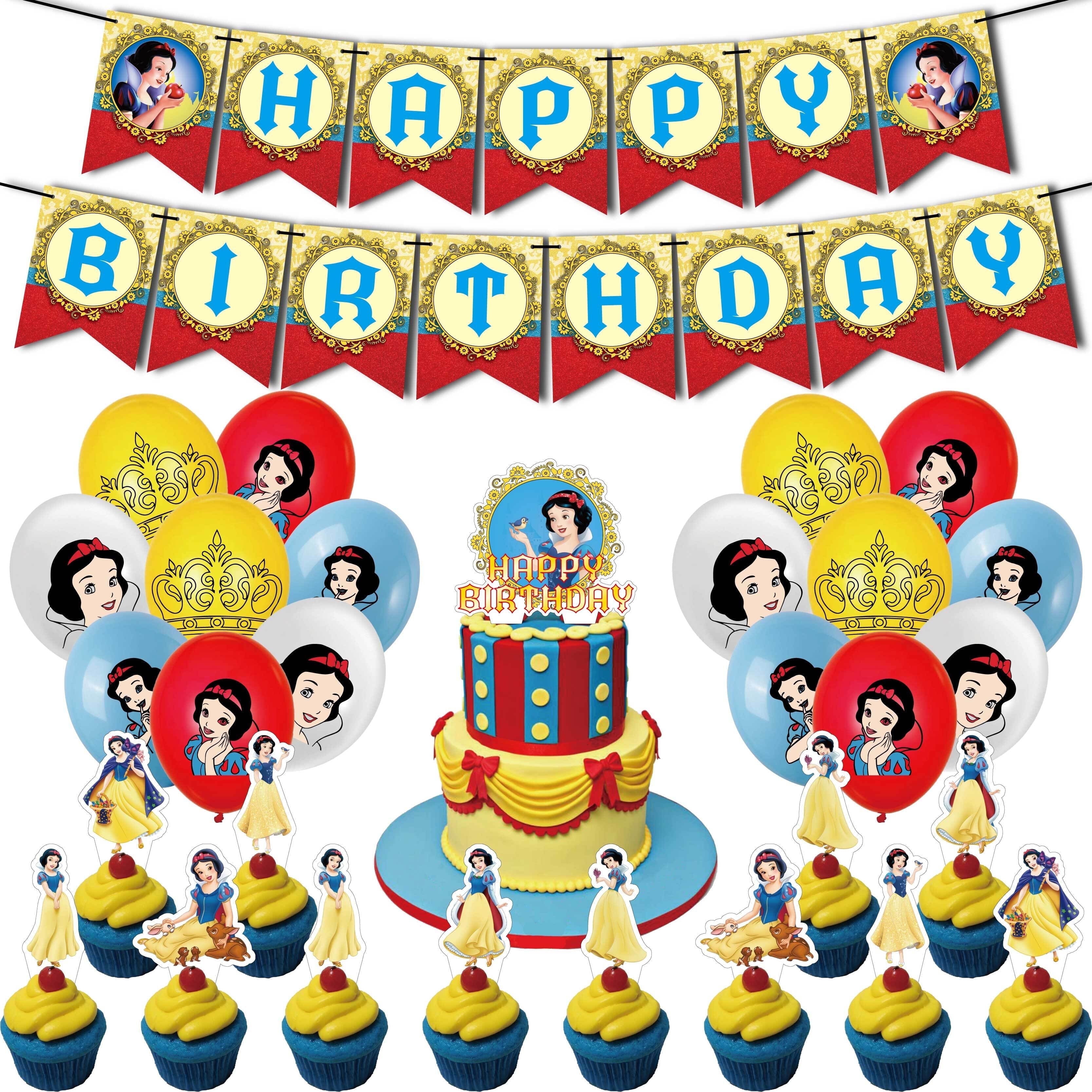 30PCS For Theme Children's Celebration Kit with 16 Balloons,12 Cupcake ...