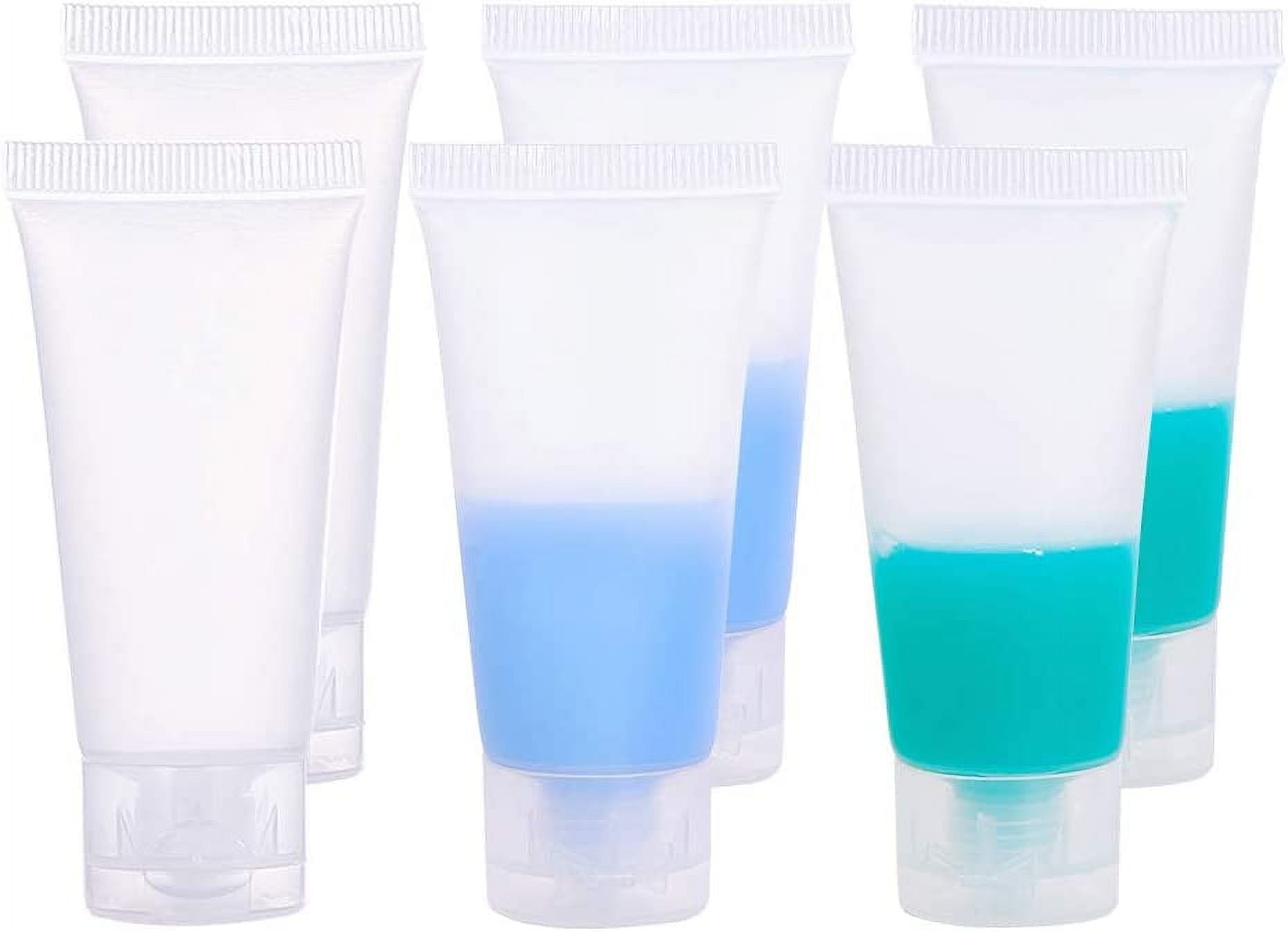 30 Pack 20ml/0.67oz Clear Empty Tubes Clear Squeezable Cosmetic ...