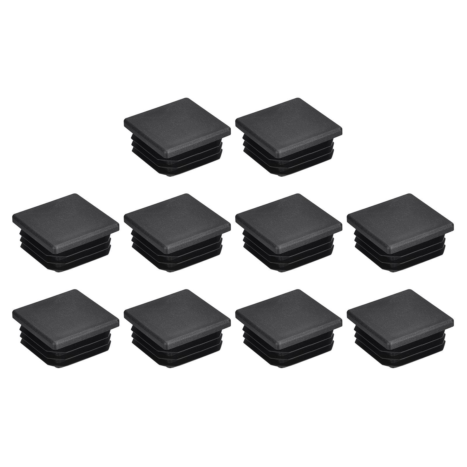30Pack 38mmx38mm(1.5inch) Plastic Tubing Plug Square Post End Caps ...