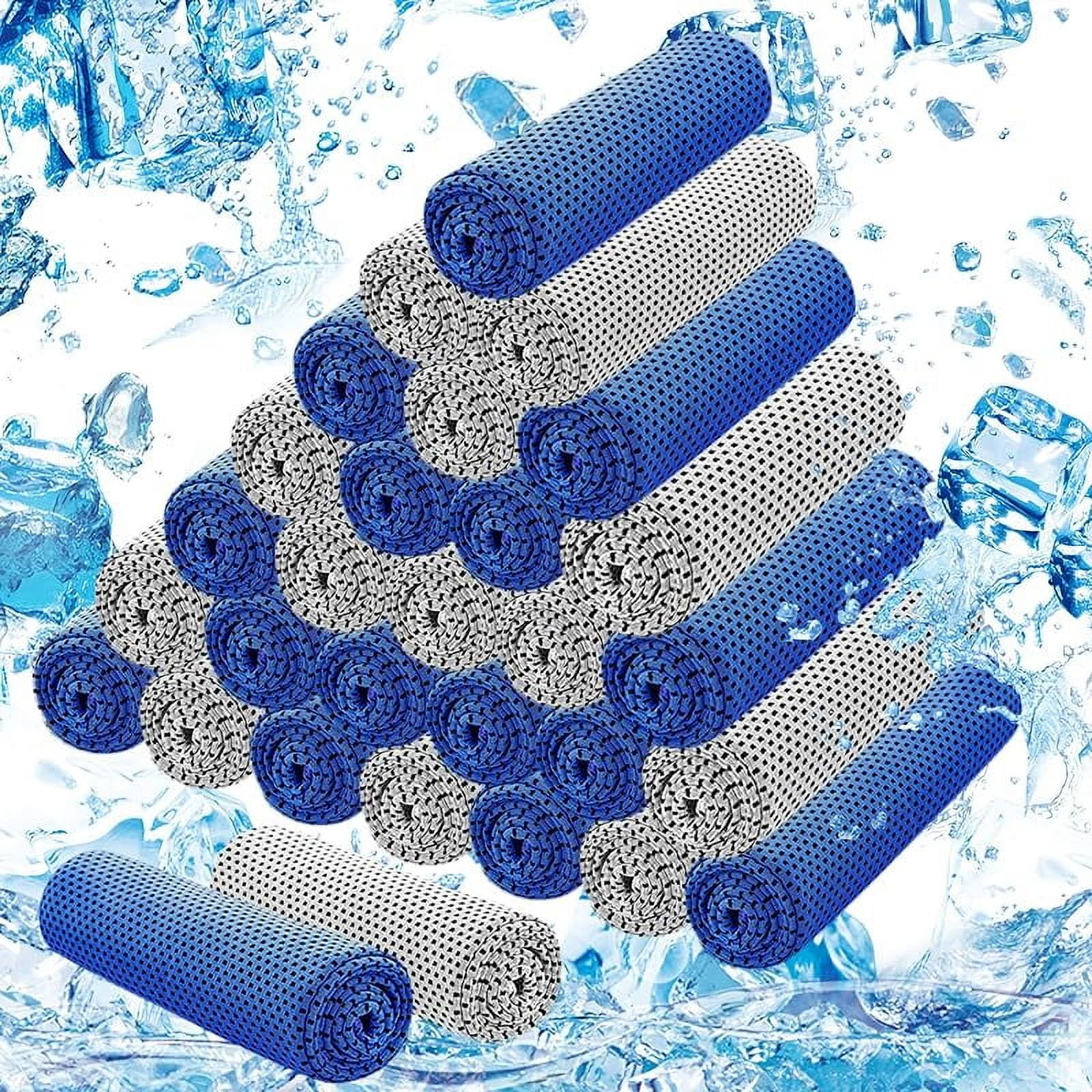 30Pack Cooling Towels for Neck and Face (40"x12"), Ice Microfiber ...
