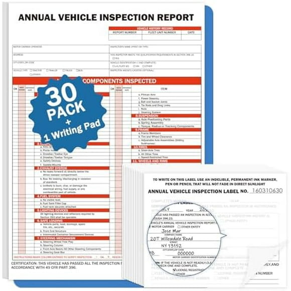 Dot Inspection Forms