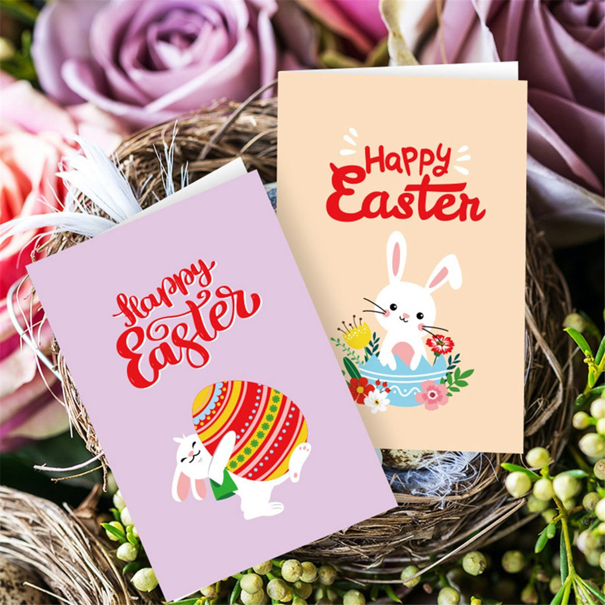 30Pack Easter Invitations for with Envelopes and Stickers, Cute Easter ...